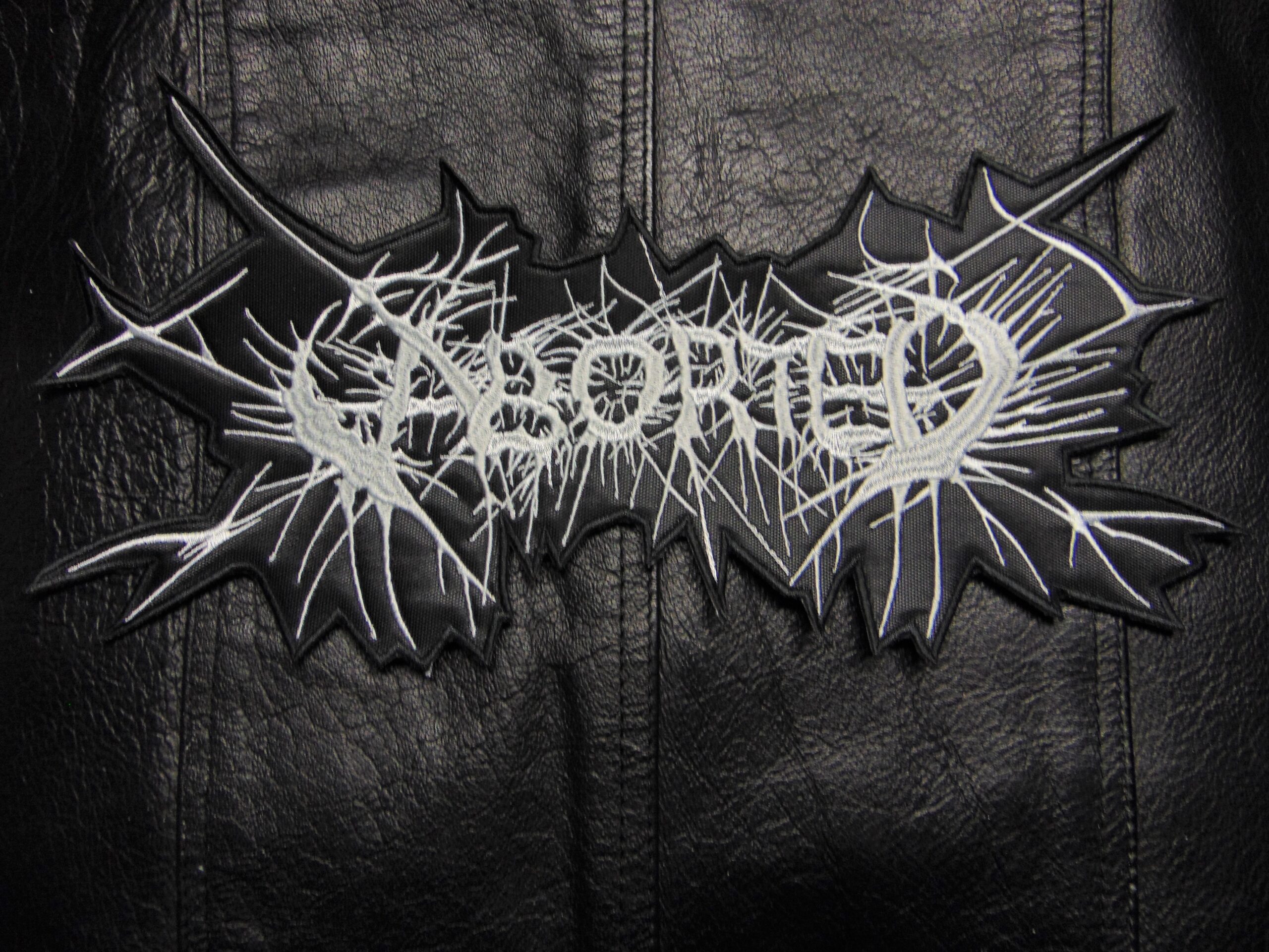 ABORTED Embroidered Backpatch (brutal death) Belgium 556 - Metal ...