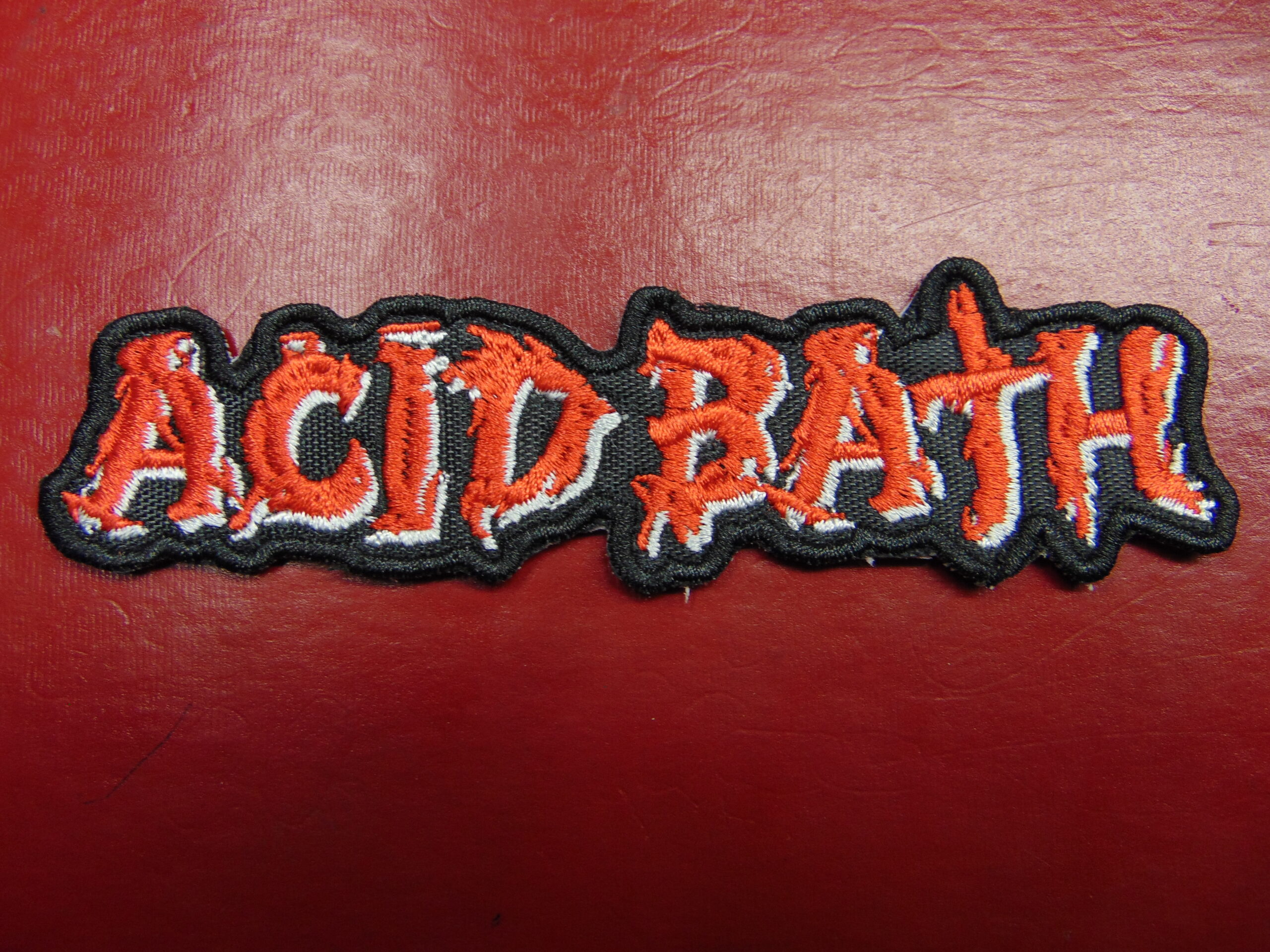 ACID BATH... Embroidered Patch (sludge metal) U.S.A 379 - Metal Devastation