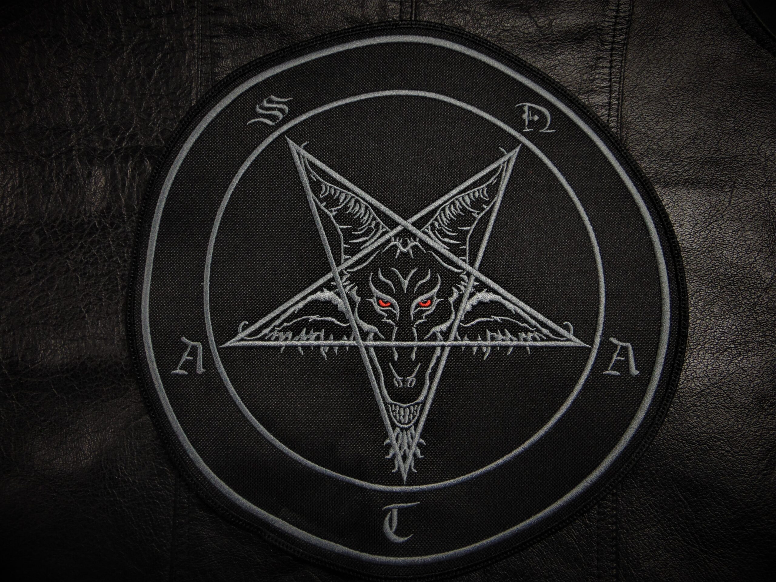 BAPHOMET SATAN Embroidered Backpatch (black metal) RACK021* - Metal Devastation