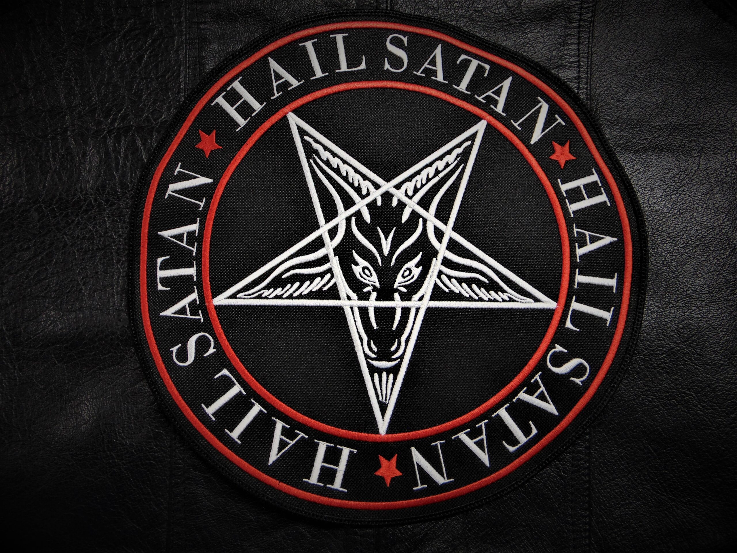 BAPHOMET SATAN Embroidered Backpatch (black metal) RACK027* - Metal Devastation