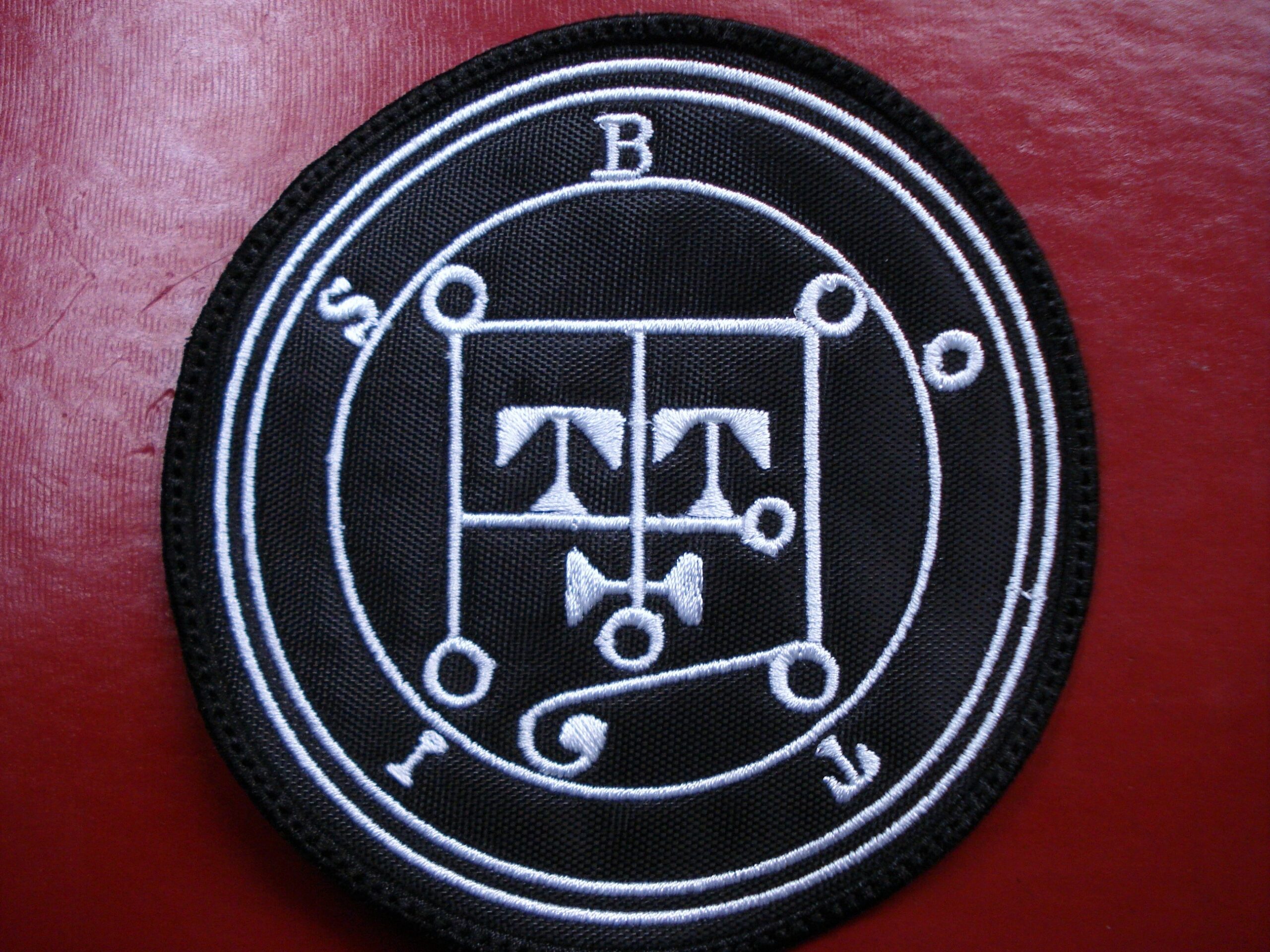 BOTIS... DEMON SIGIL Embroidered patch (black metal) D007* - Metal Devastation