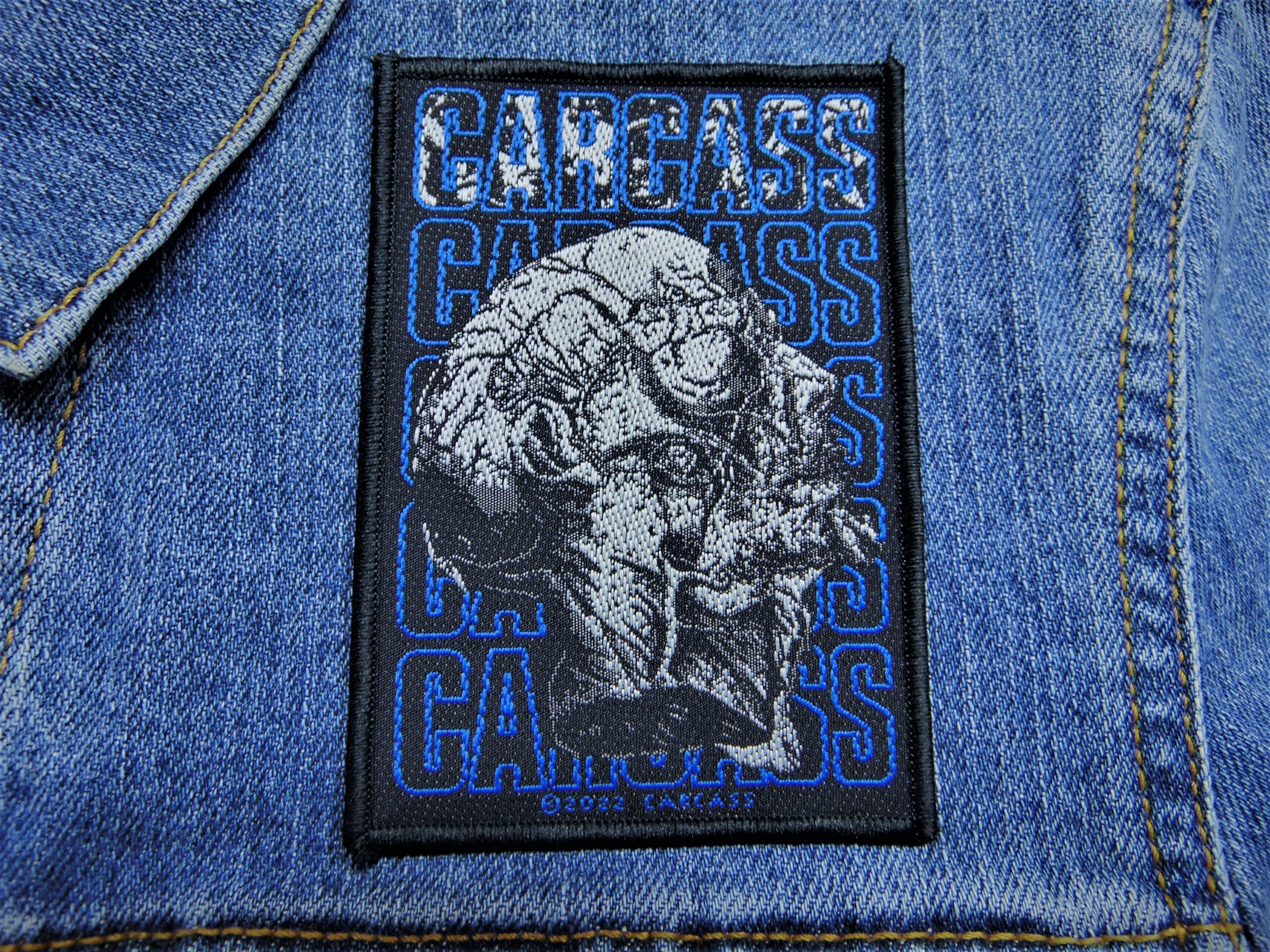 CARCASS Official Woven Patch (death grind) (RAZAMATAZ068) - Metal ...