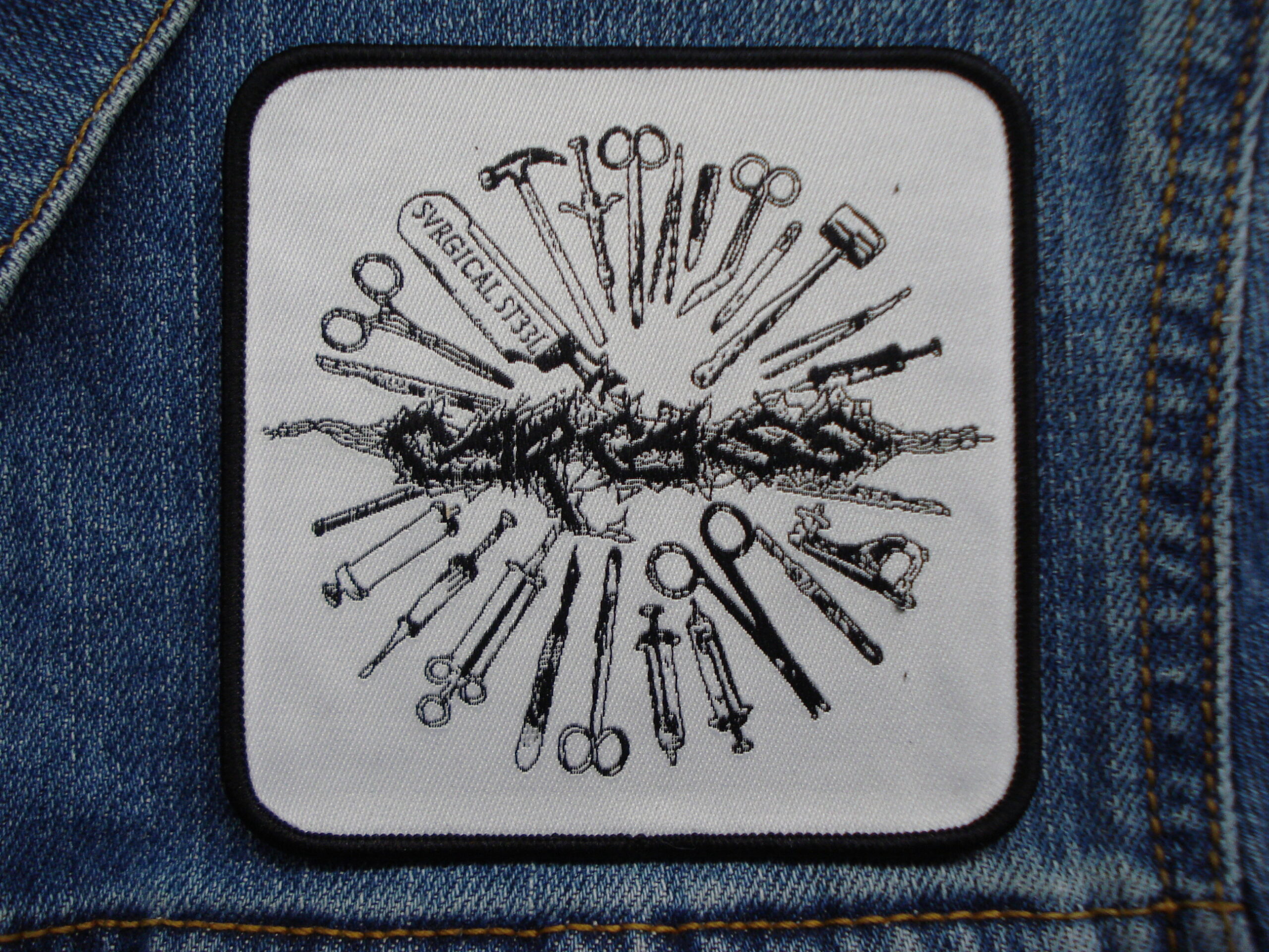 CARCASS Official Woven Patch (death grind) U.K. (4101) - Metal Devastation