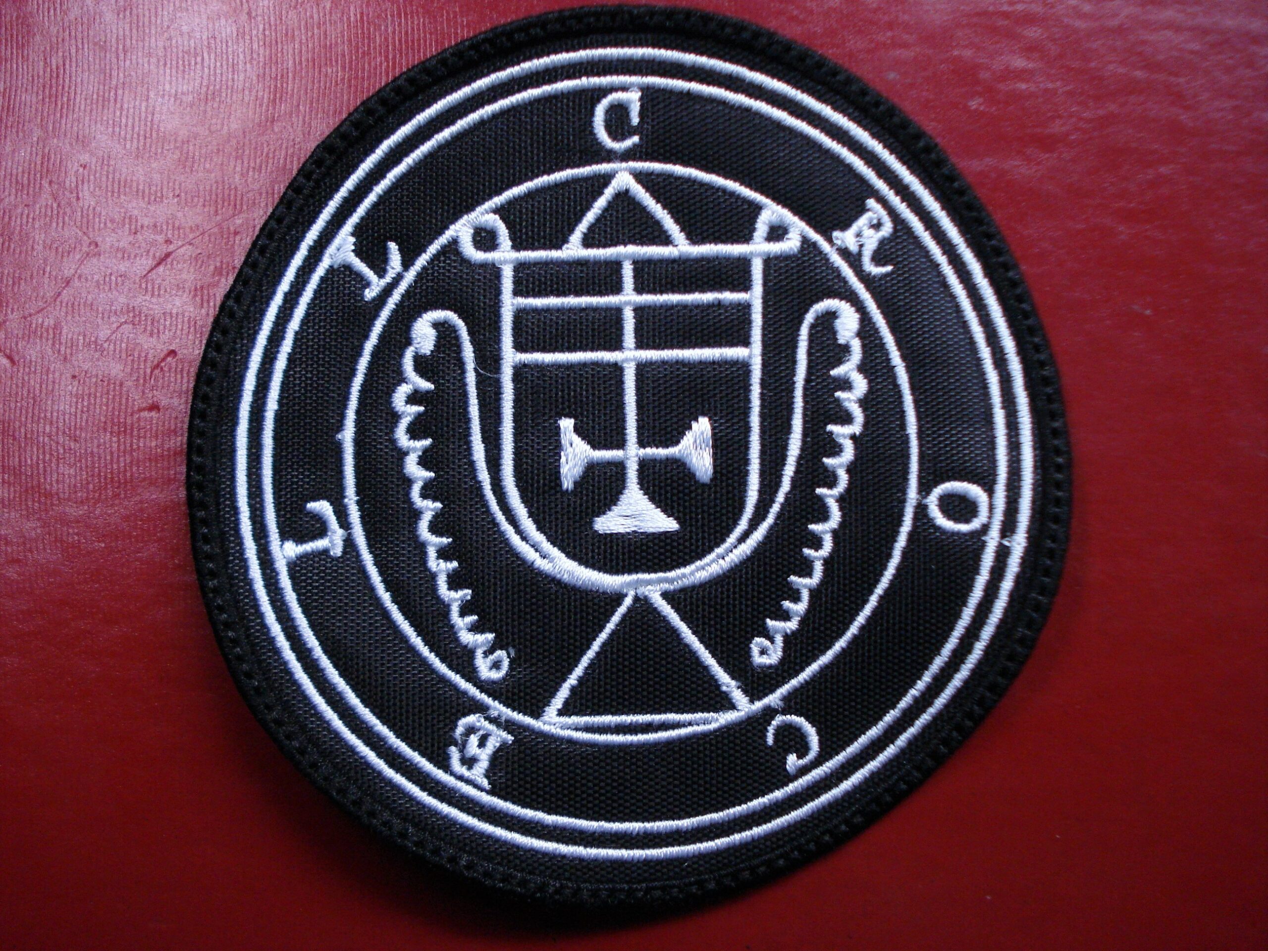 CROCELL... DEMON SIGIL Embroidered patch (black metal) D013* - Metal ...