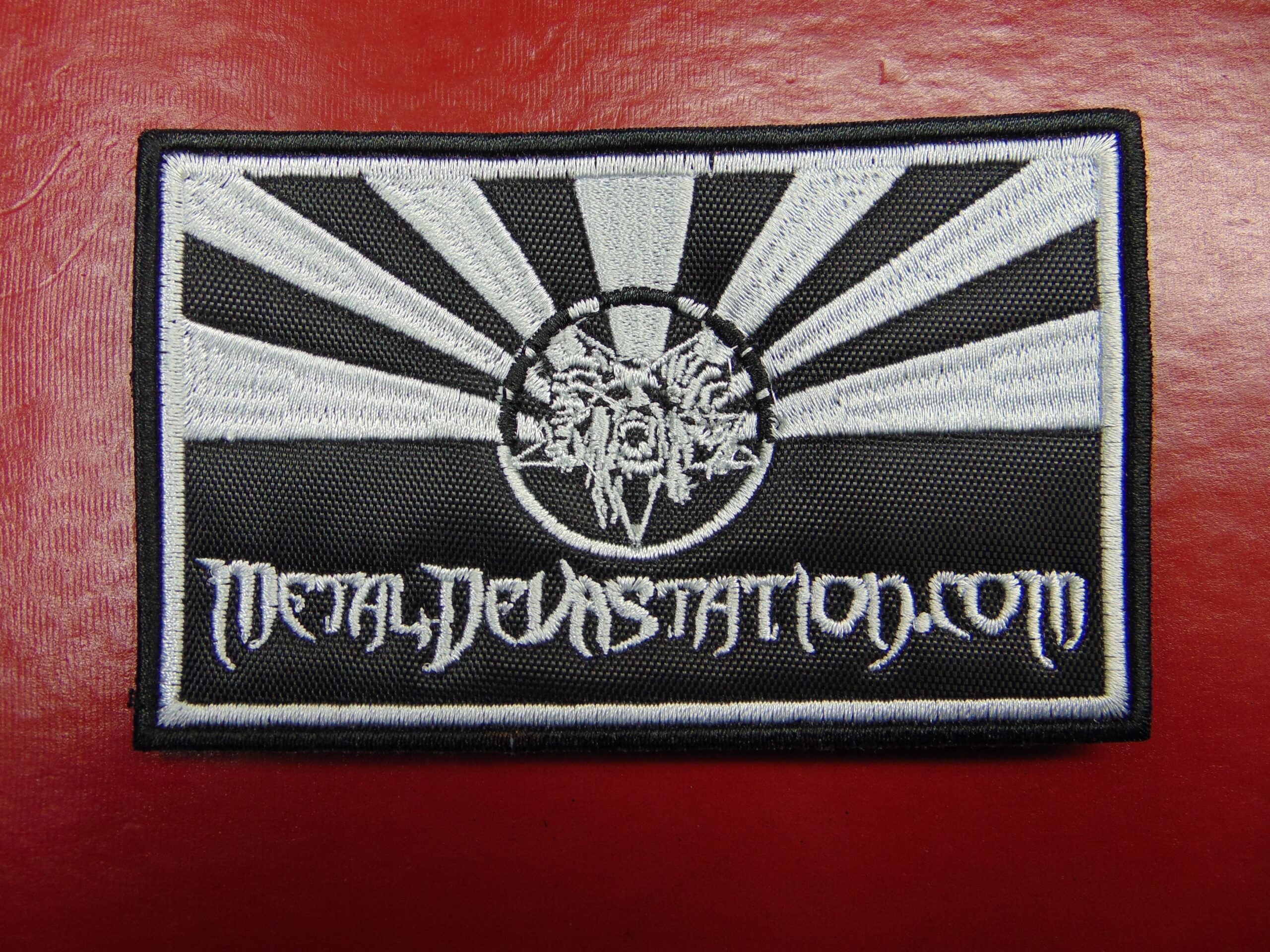 METAL DEVASTATION... Embroidered Patch (store logo) 080 - Metal Devastation