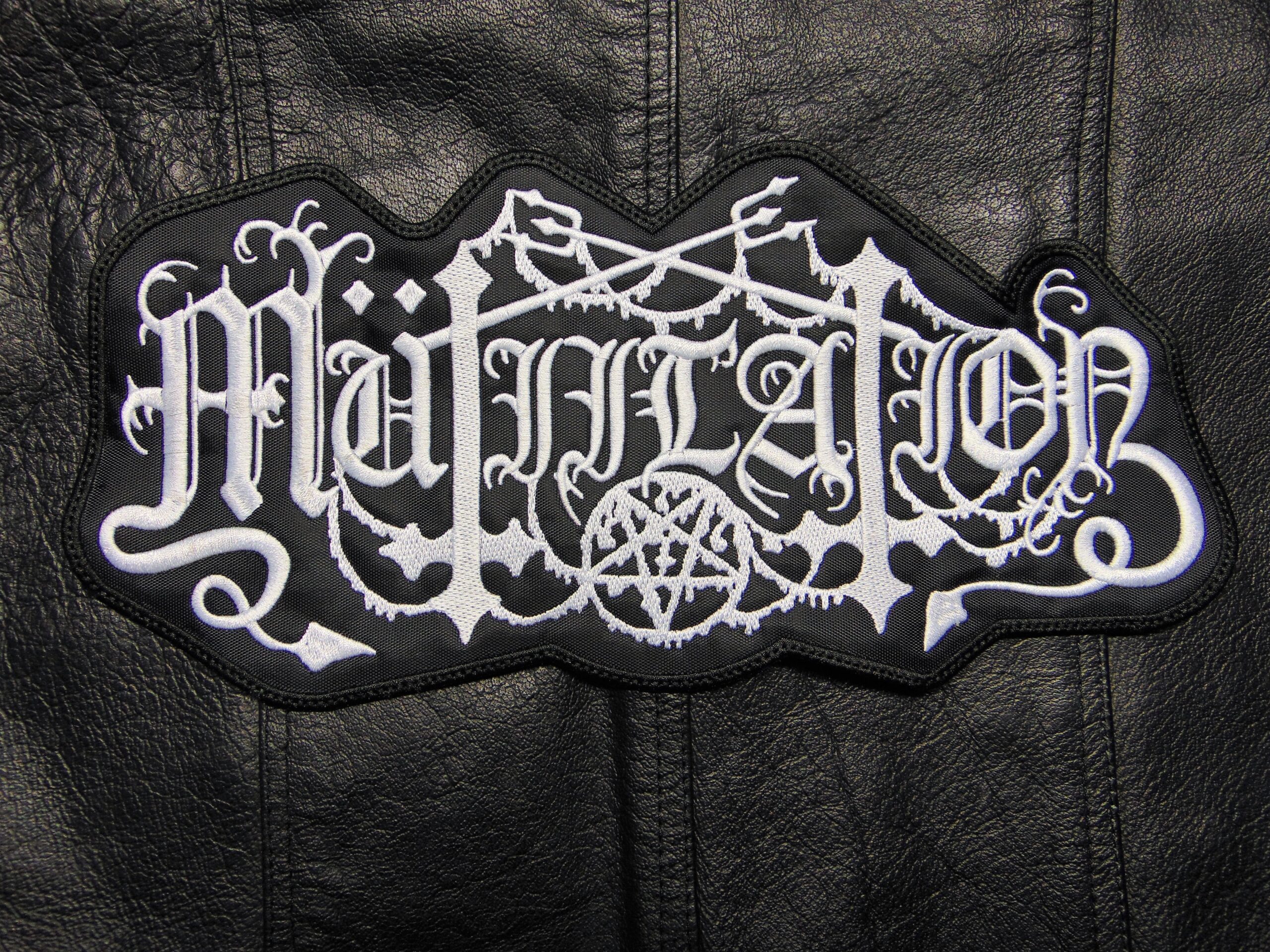 MUTIILATION Embroidered Backpatch (black metal) France 200* - Metal Devastation