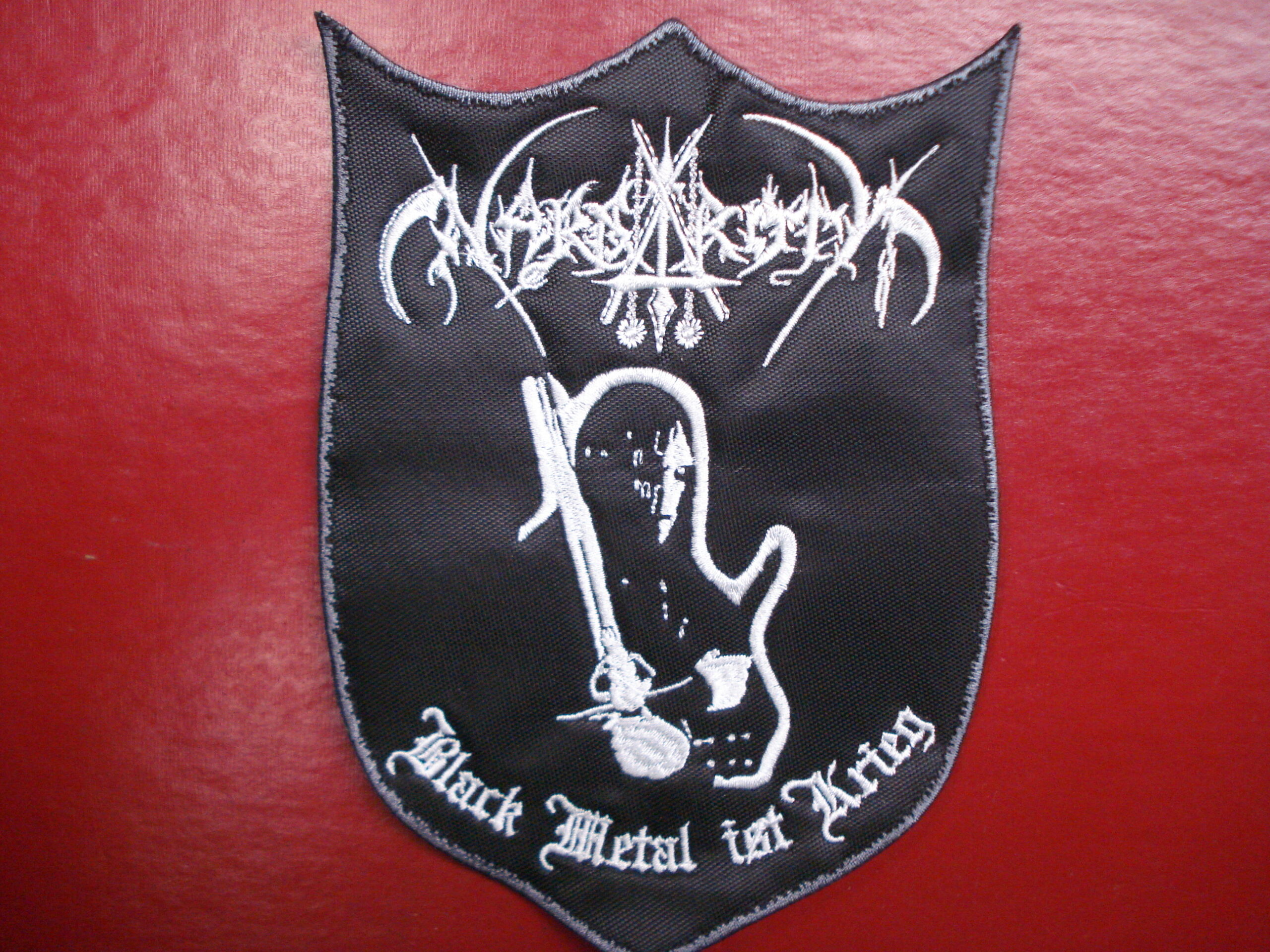 NARGAROTH Embroidered patch (black metal) Germany 581 - Metal Devastation