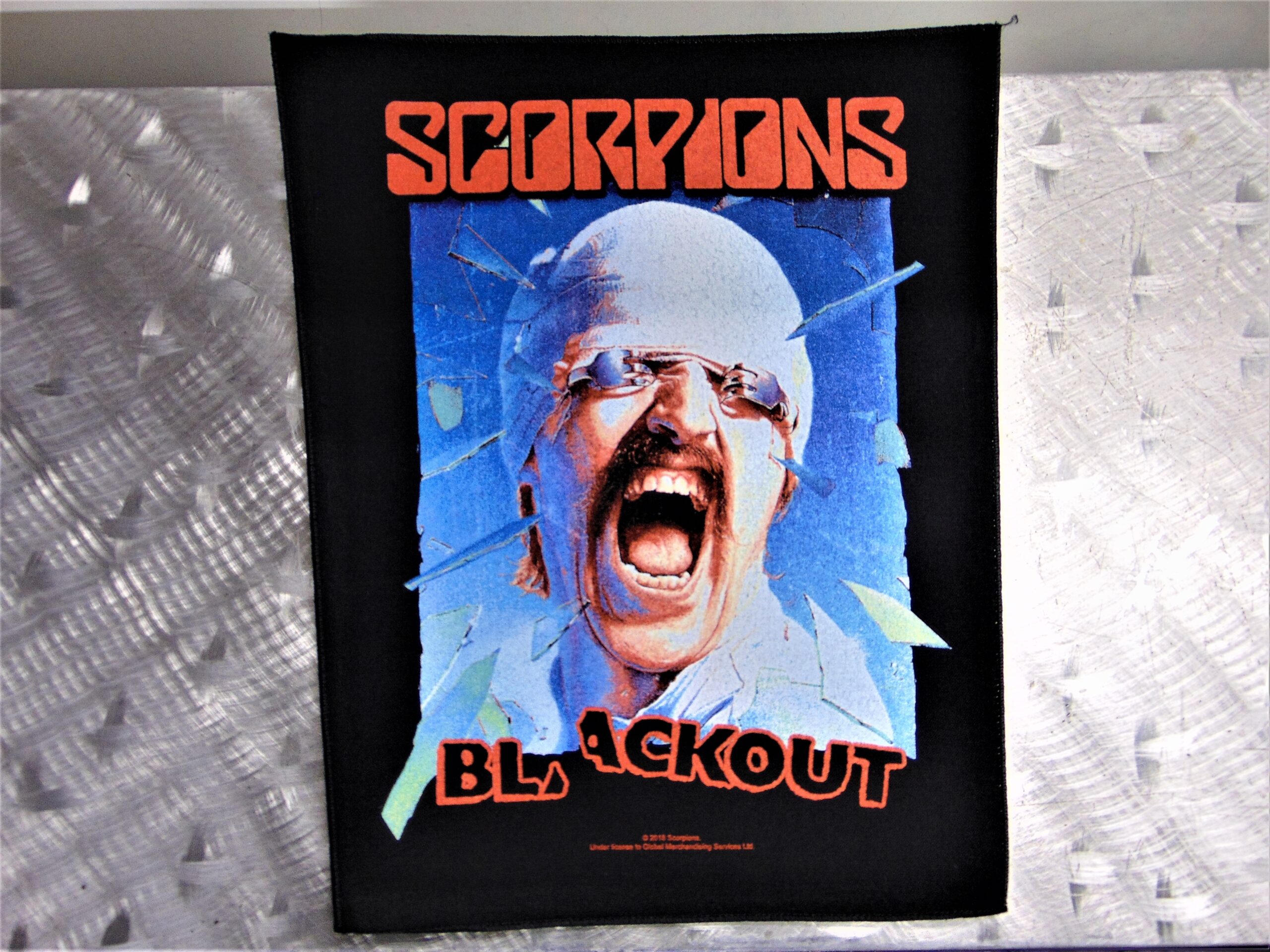 SCORPIONS "Blackout" Screen-Printed Backpatch Official (heavy metal ...