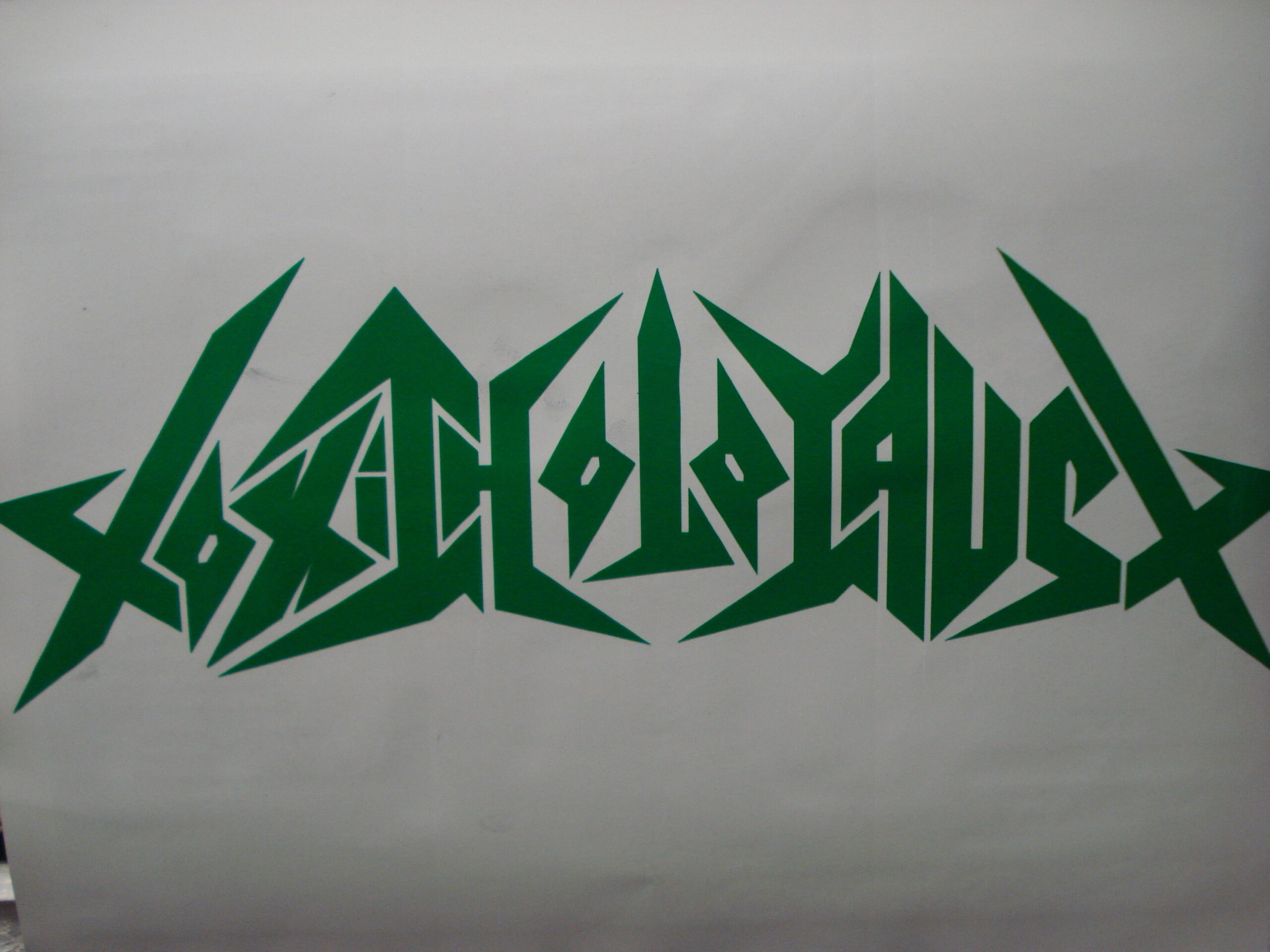 TOXIC HOLOCAUST Sticker / Decal (black thrash). 091 - Metal Devastation