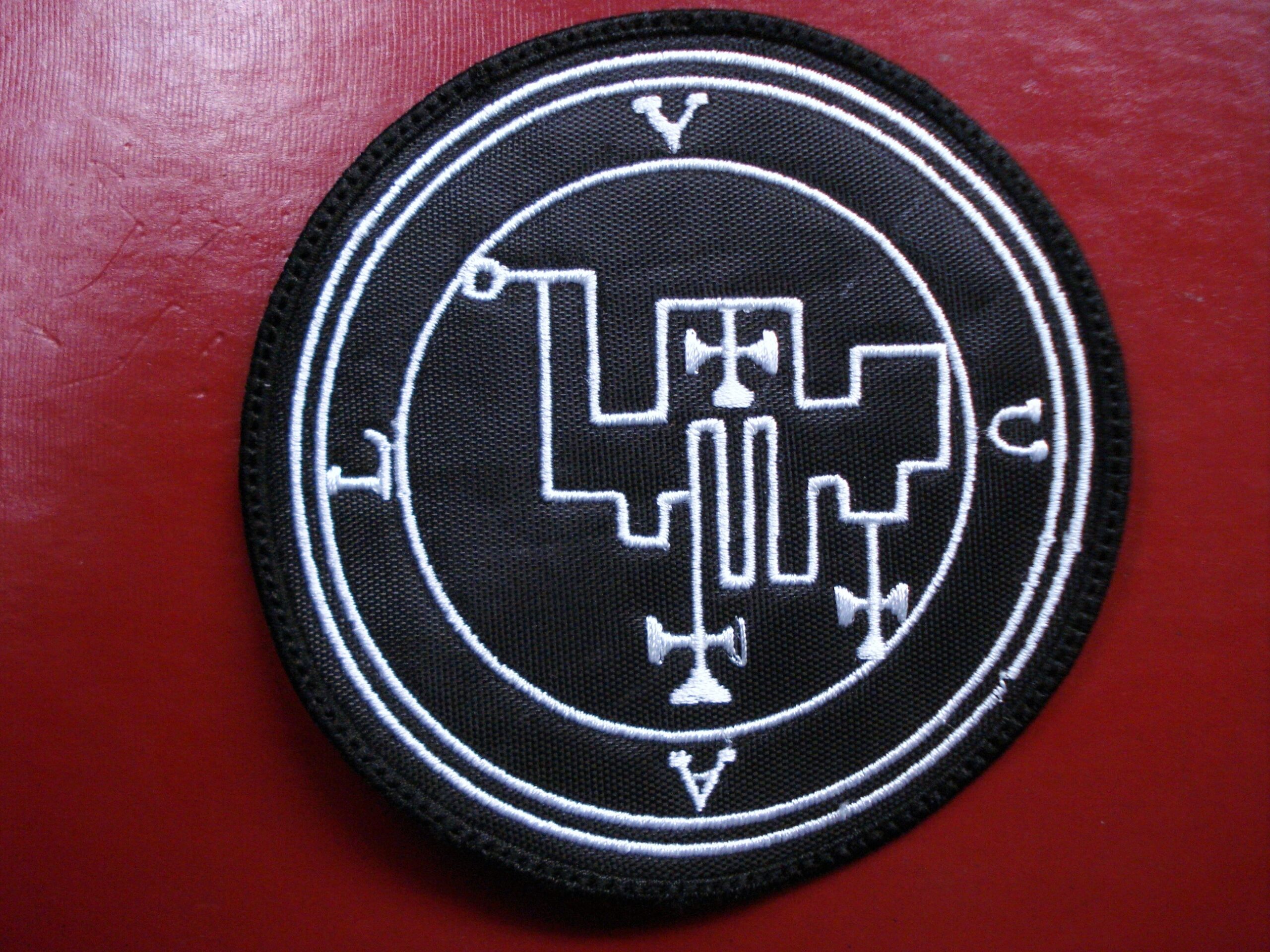 VUAL... DEMON SIGIL Embroidered Patch (black metal) D021* - Metal ...