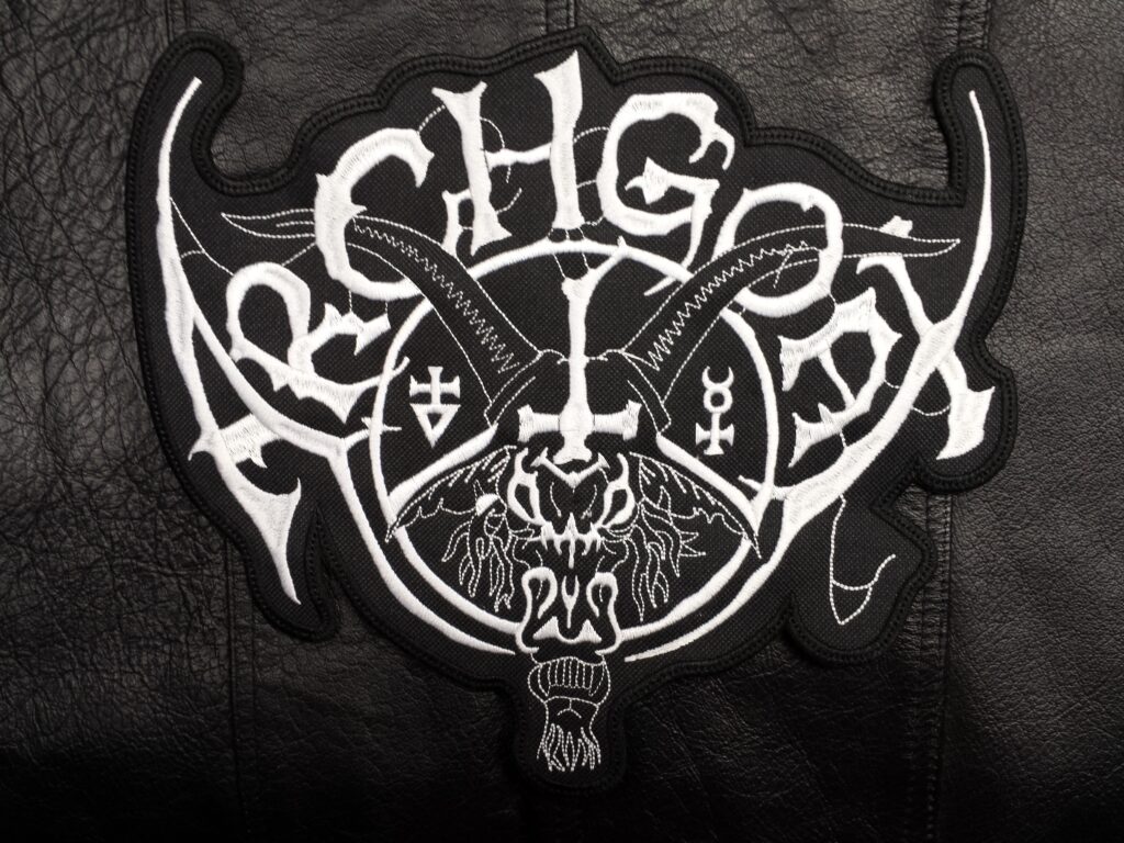 ARCHGOAT Embroidered Backpatch (black metal) 154*