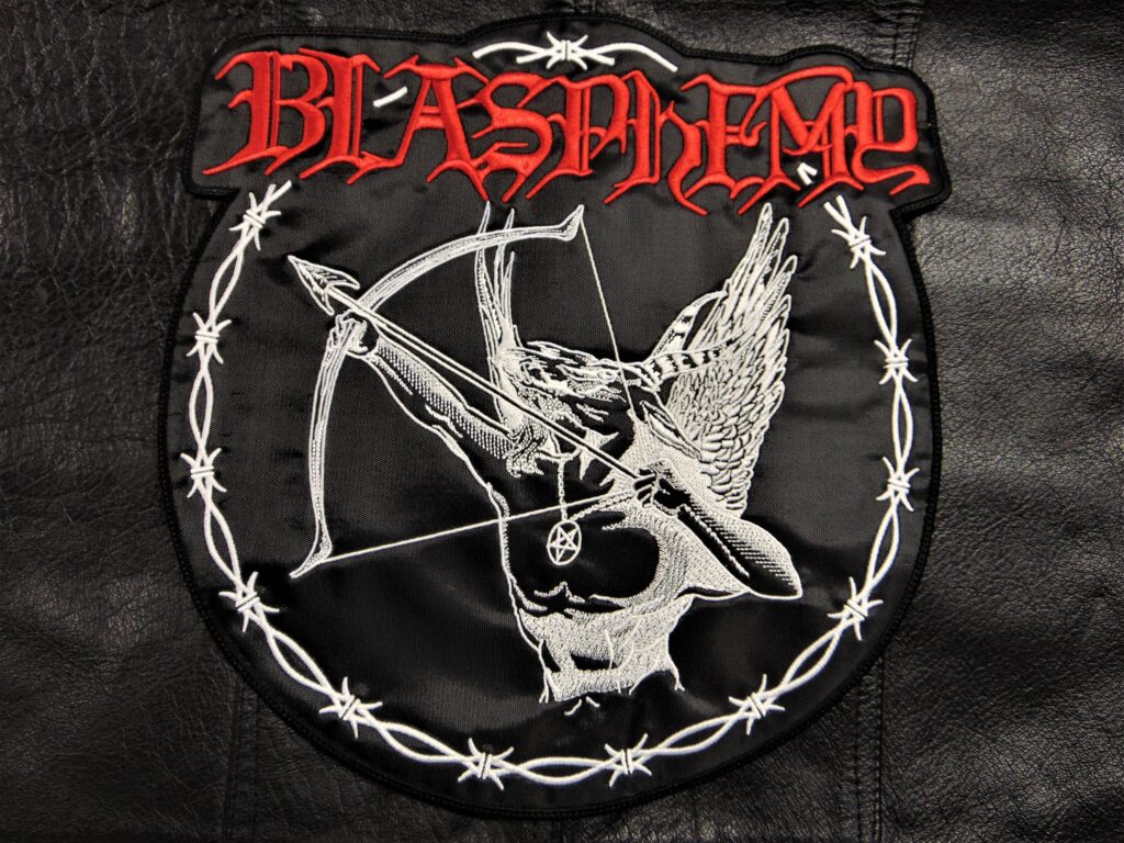 BLASPHEMY... Embroidered Backpatch (war metal) Canada 125* - Metal ...