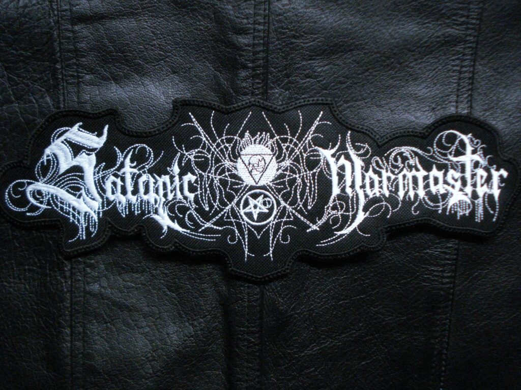 SATANIC WARMASTER... Embroidered Backpatch (black metal) Finland 318* - Metal Devastation