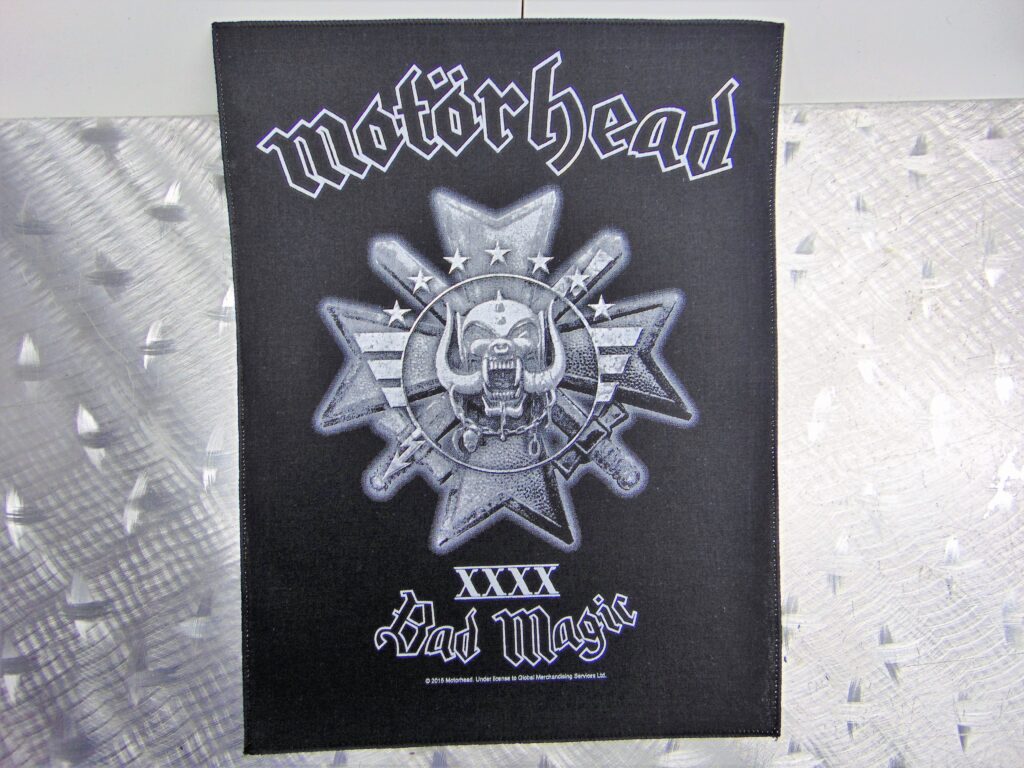 MOTORHEAD Bad Magic Official Screen/Print Backpatch (nwobhm) U.K RACK110) - Metal Devastation