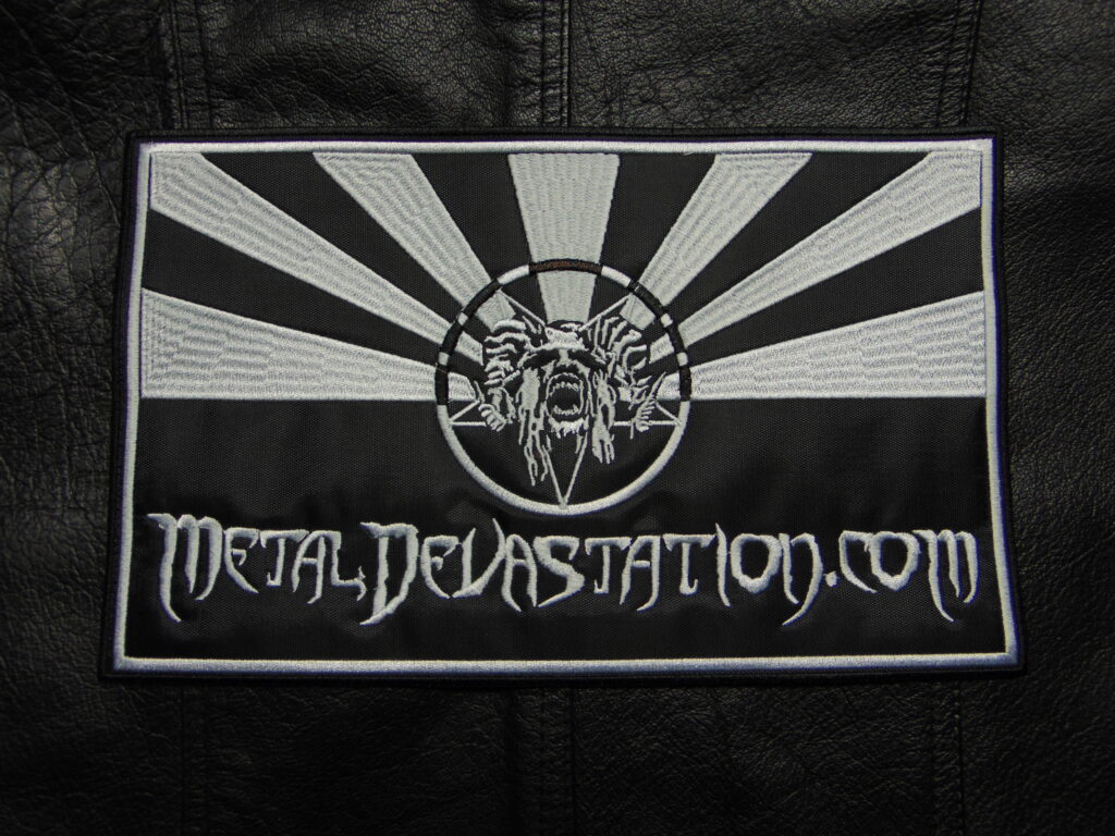 METAL DEVASTATION Embroidered Backpatch (store) 6664 - Metal Devastation