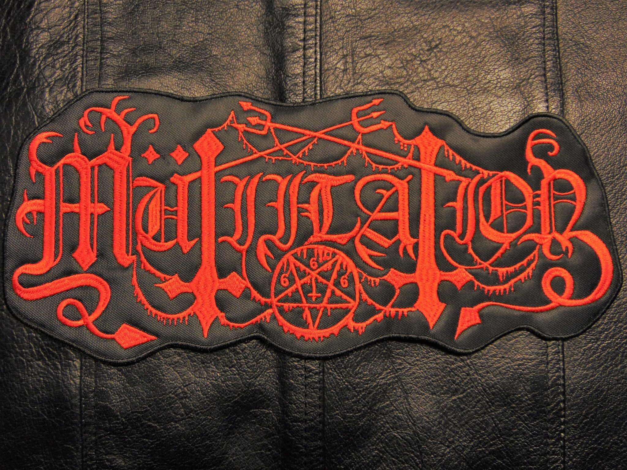 MUTIILATION... Embroidered Backpatch (black metal) France 590 - Metal ...