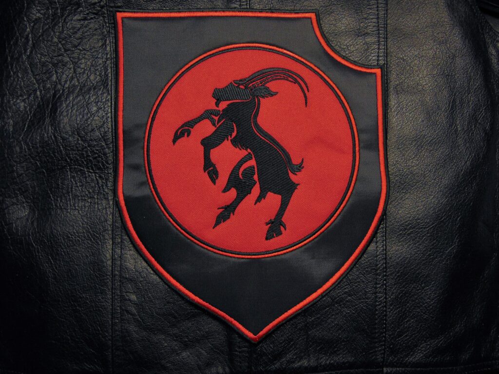 GOATMOON Embroidered Backpatch (black metal) Finland 597 - Metal ...