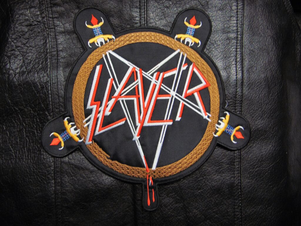 SLAYER Embroidered Backpatch (thrash metal) 008