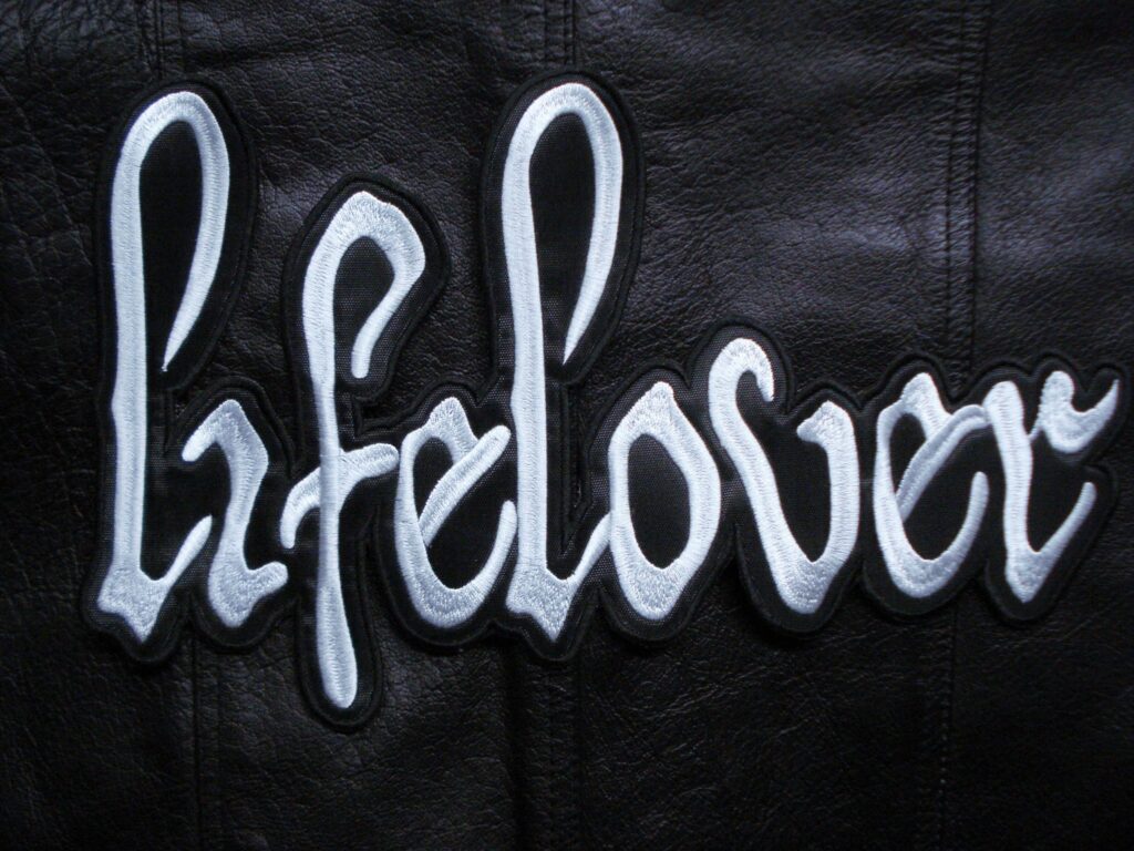 LIFELOVER... Embroidered Backpatch (black metal) Sweden 253 - Metal ...