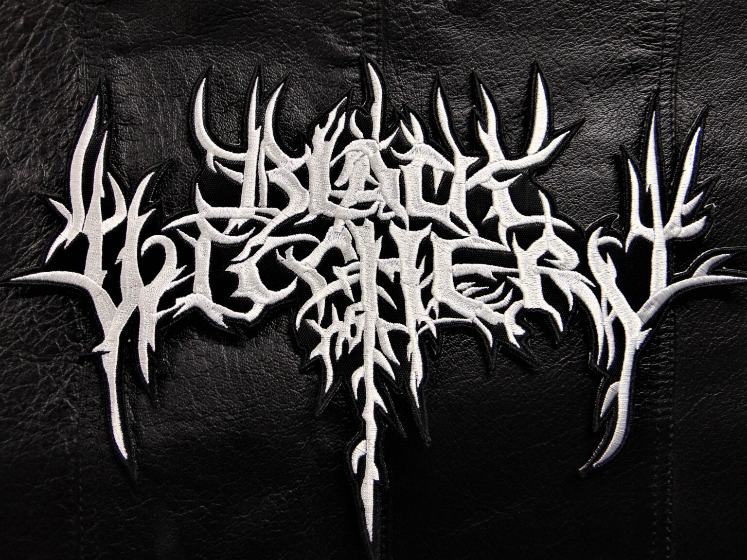 BLACK WITCHERY... Embroidered Backpatch (war metal) U.S.A 392 - Metal Devastation