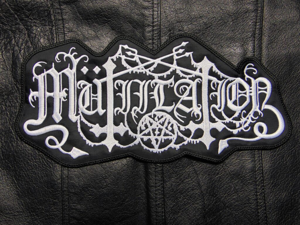 MUTIILATION Embroidered Backpatch (black metal) France 200* - Metal ...