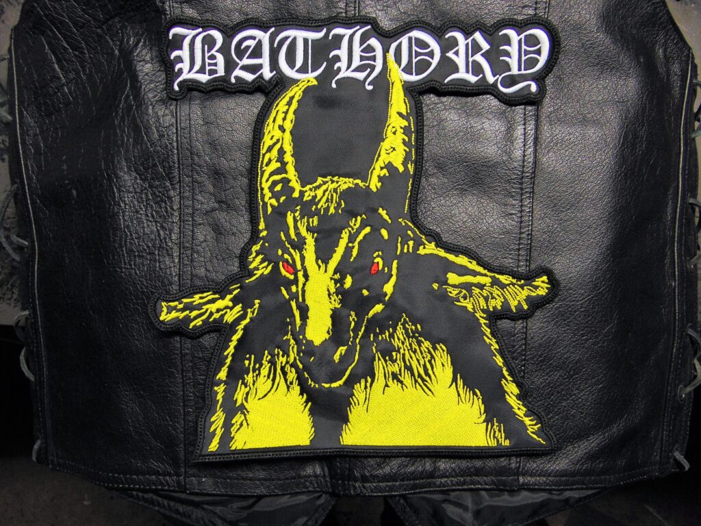 BATHORY... Embroidered Backpatch (epic black) Sweden 135* - Metal Devastation