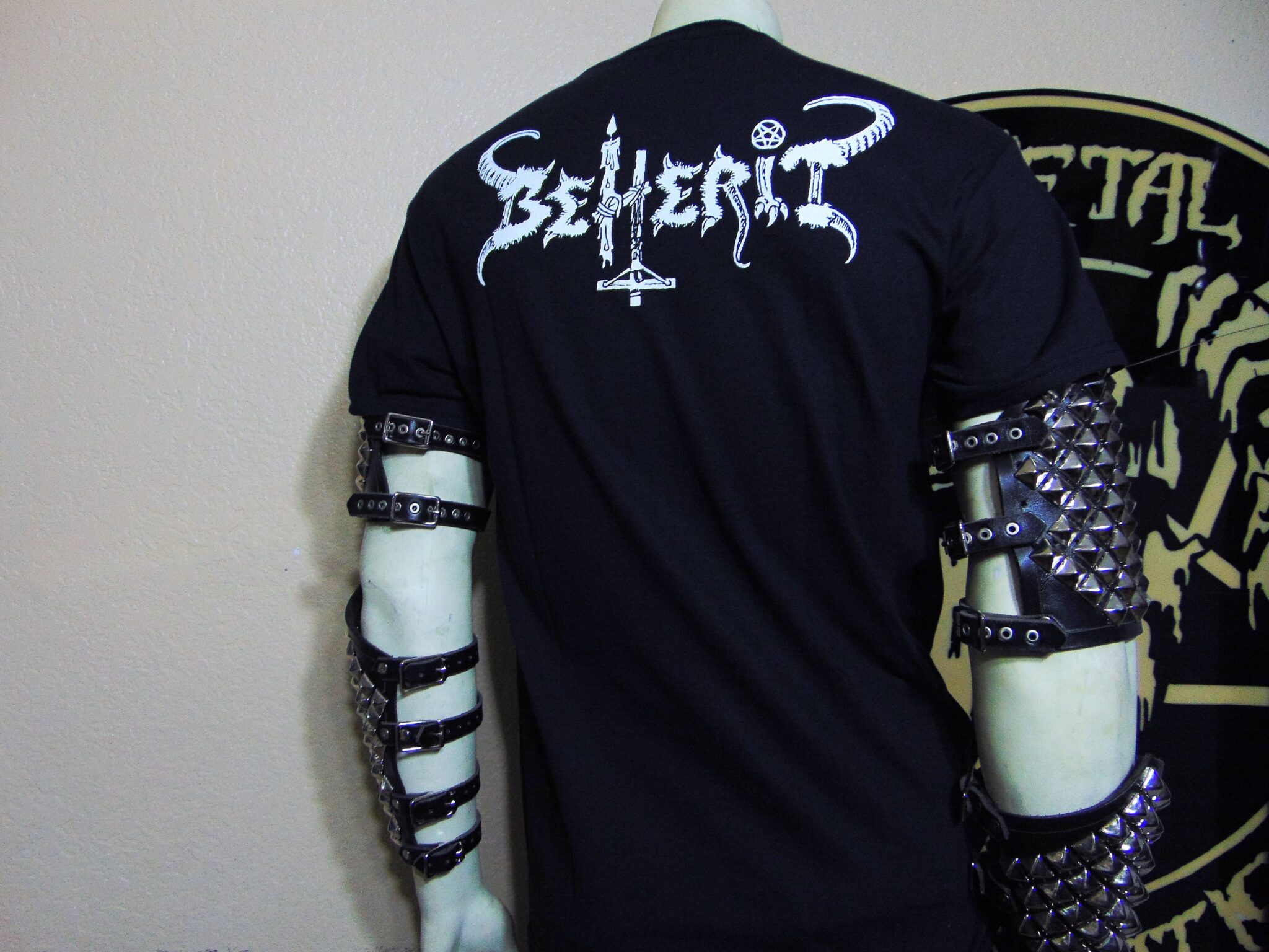 BEHERIT Logo T-Shirt (black metal) 1