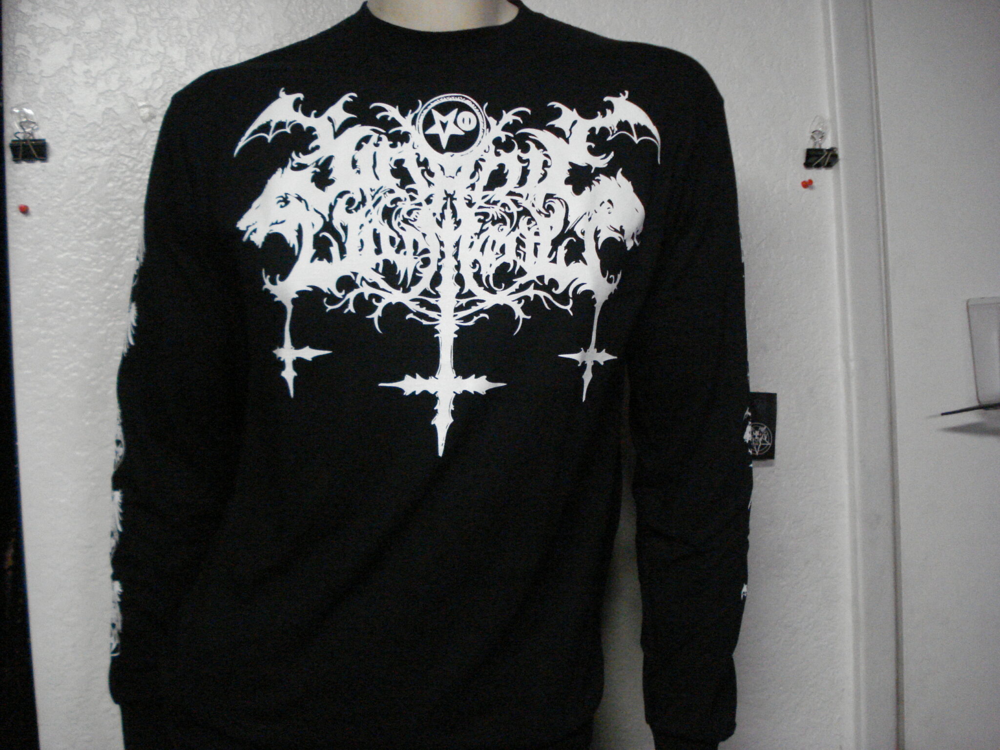 SATANIC WARMASTER Long Sleeves Shirt (new logo) 2