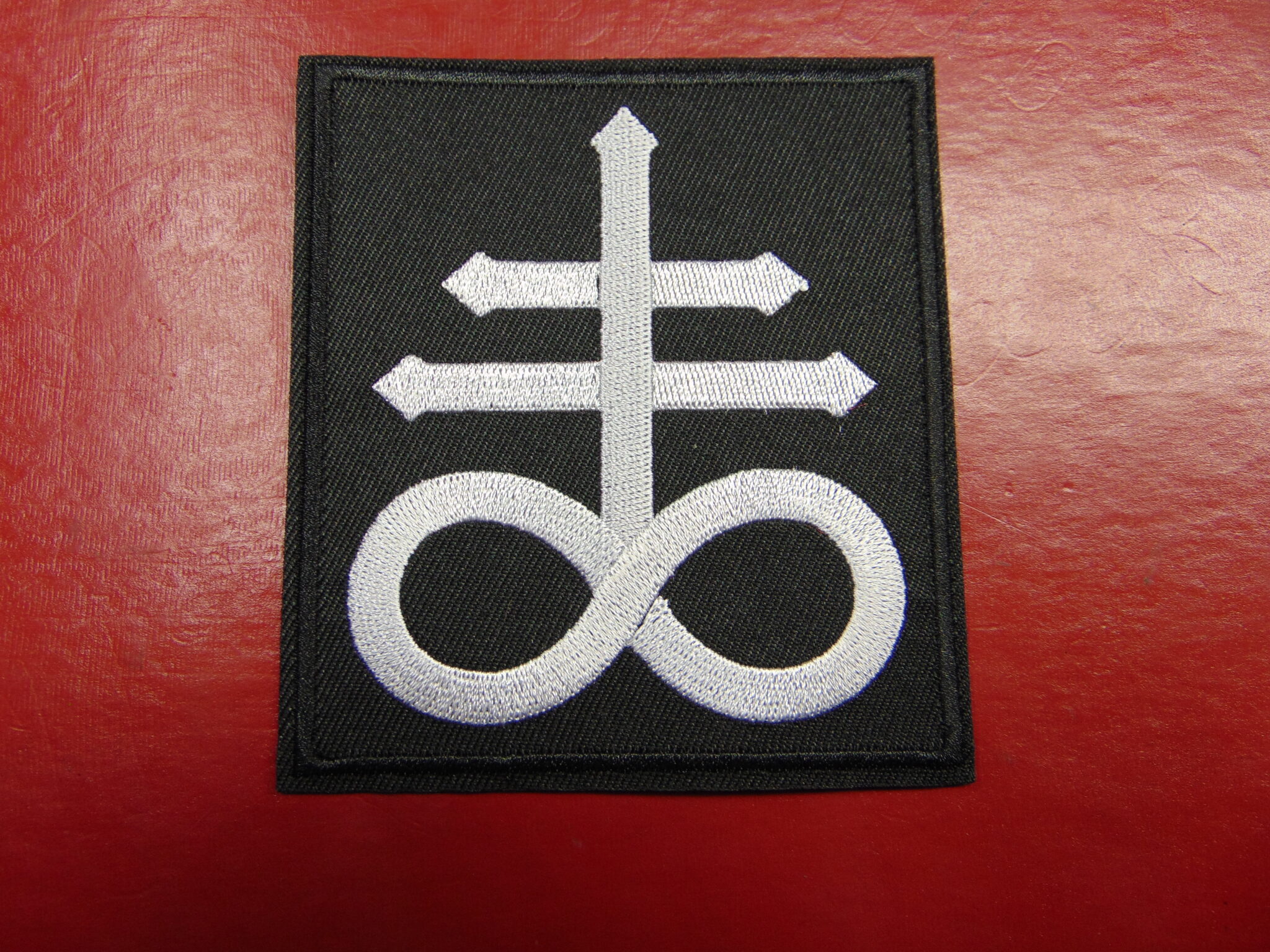LEVIATHAN CROSS... Embroidered patch (black metal) 3312 - Metal Devastation