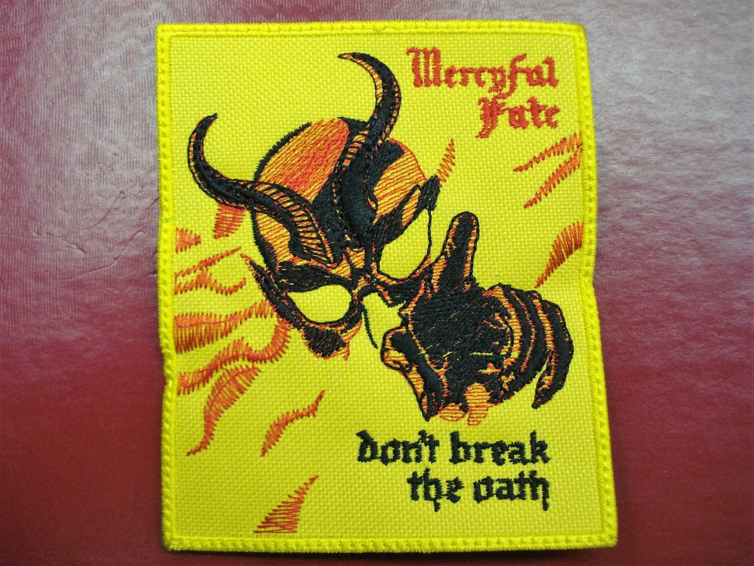 MERCYFUL FATE... Embroidered Patch (heavy metal) Denmark 1491* - Metal ...