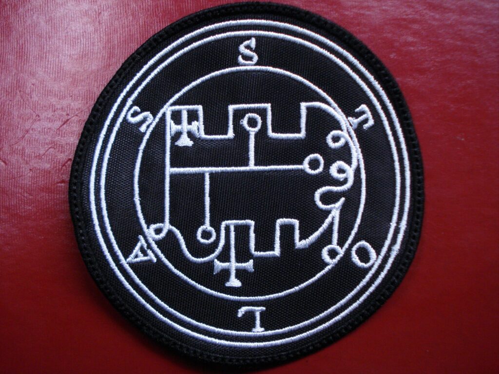 STOLAS... DEMON SIGIL Embroidered Patch (Black Metal) D032* - Metal ...