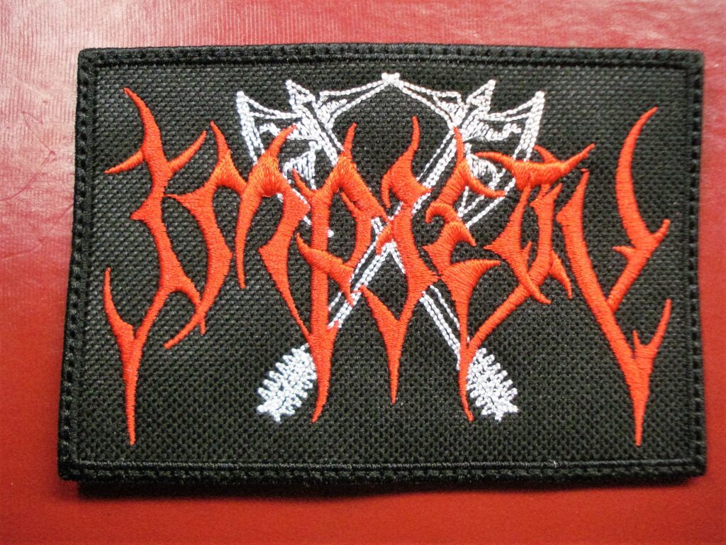 IMPIETY... Embroidered Patch (thrash black) Singapore 1163* - Metal ...