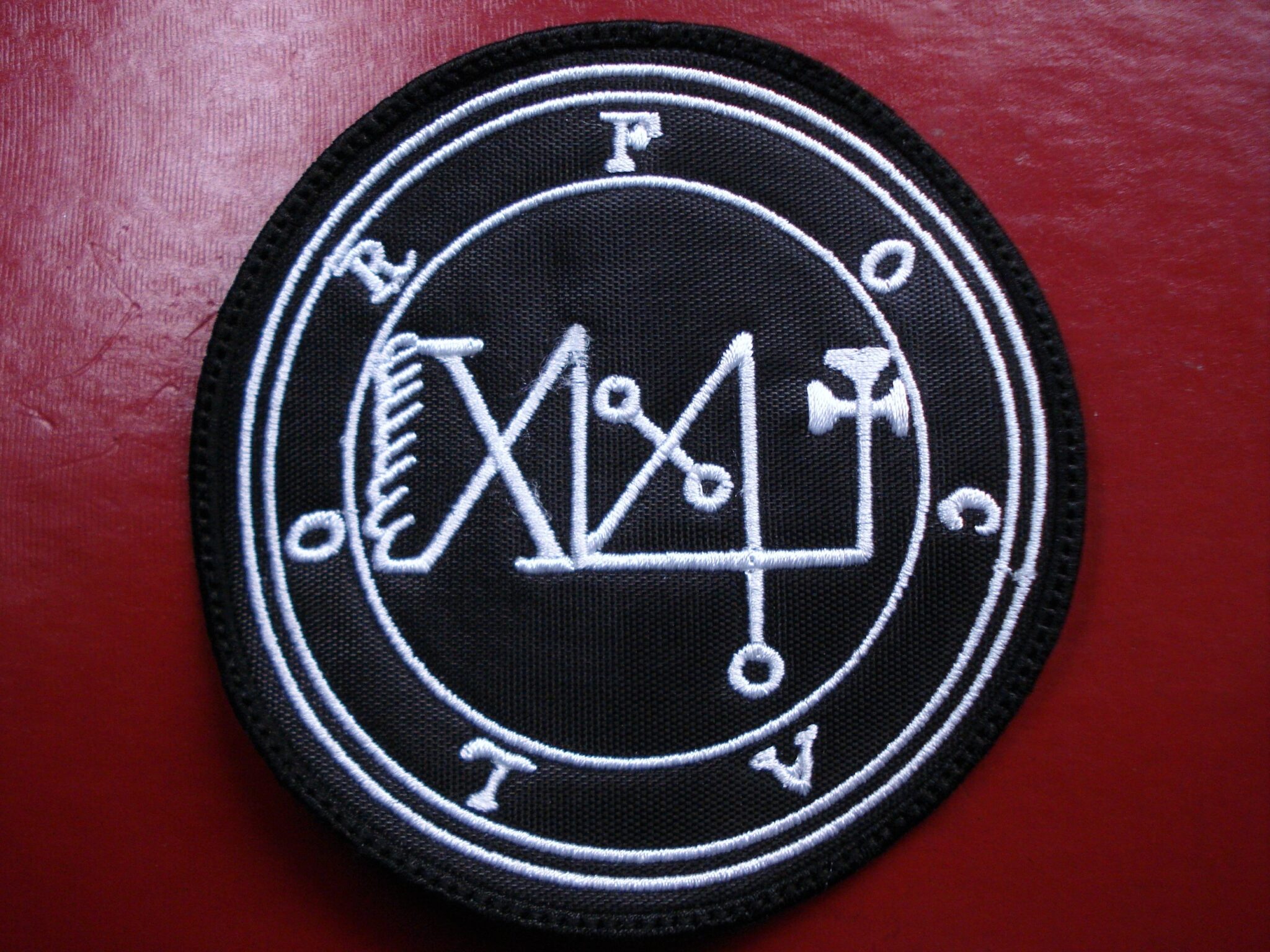 FOCALOR... DEMON SIGIL Embroidered Patch (black metal) Dominican D017 ...