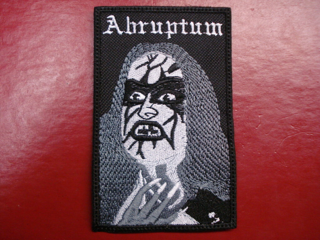 ABRUPTUM Embroidered Patch (black metal) Sweden 563* - Metal Devastation