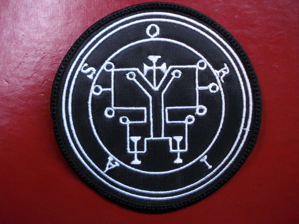 OSIRIS... Embroidered Patch DEMON SIGIL (black metal) D030* - Metal ...