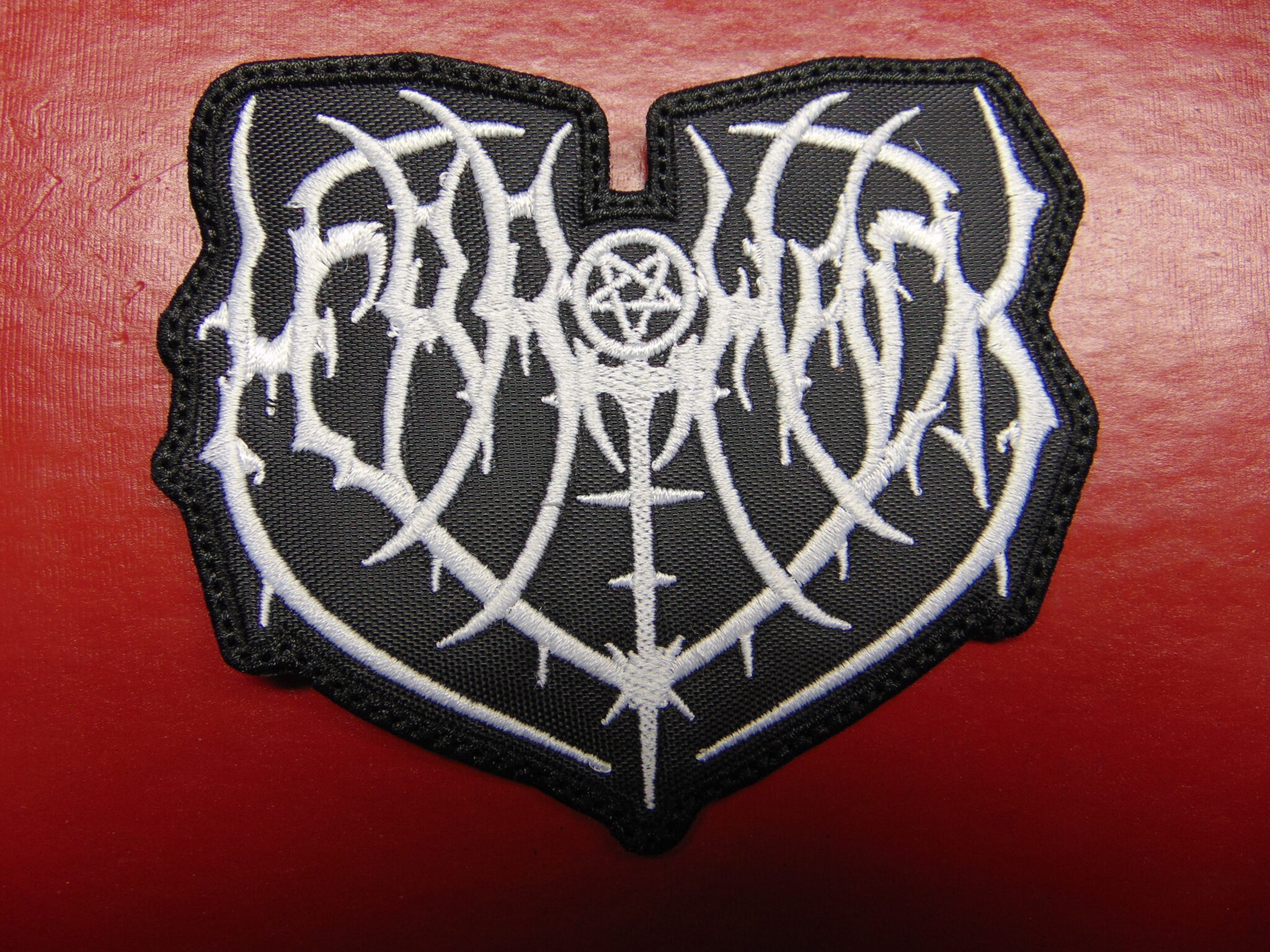 MERRIMACK... Embroidered Patch (black metal) France 1624* - Metal ...