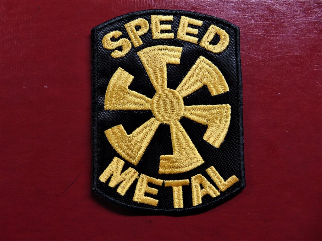 SPEED METAL Embroidered Patch (thrash metal) U.S.A 3771 - Metal Devastation