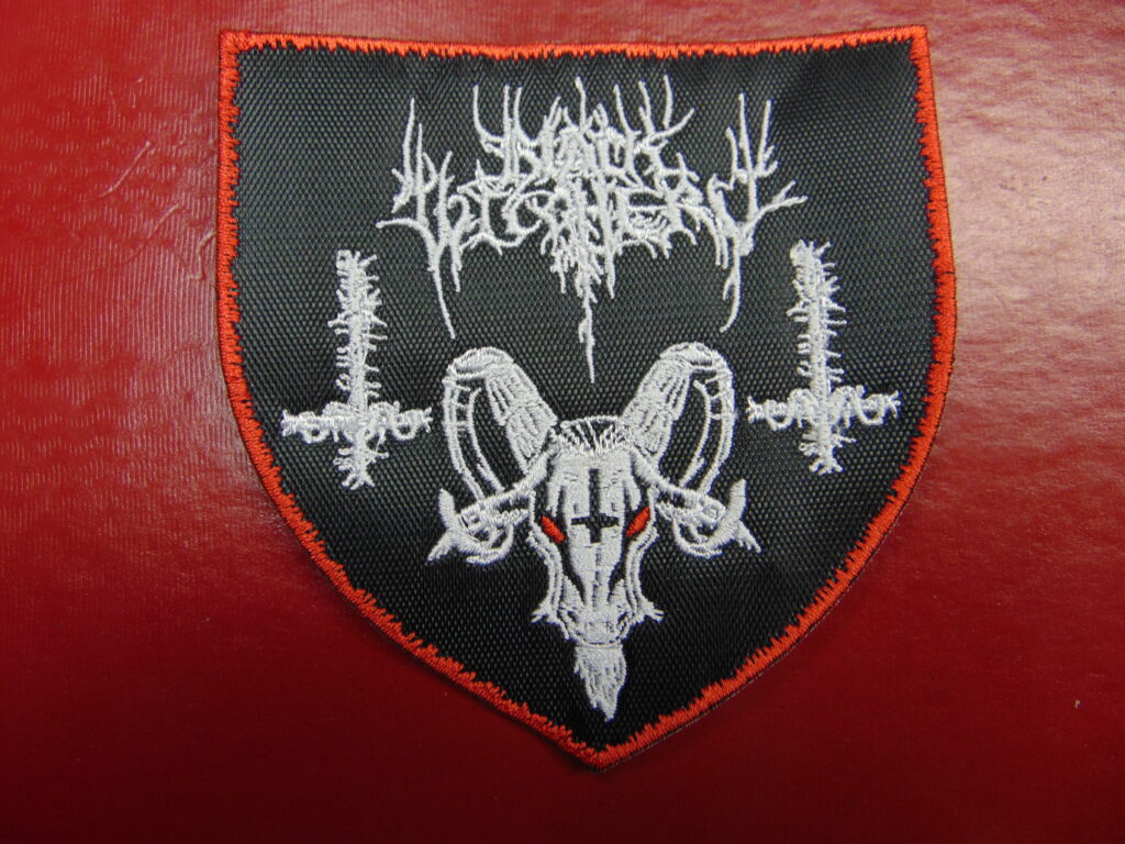 BLACK WITCHERY Embroidered Patch ...(black death) 383