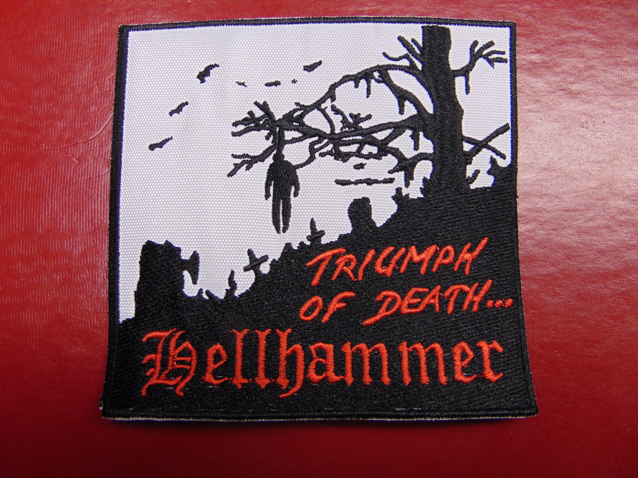 HELLHAMMER... Embroidered Patch (Epic Black) Switzerland 3542 - Metal Devastation