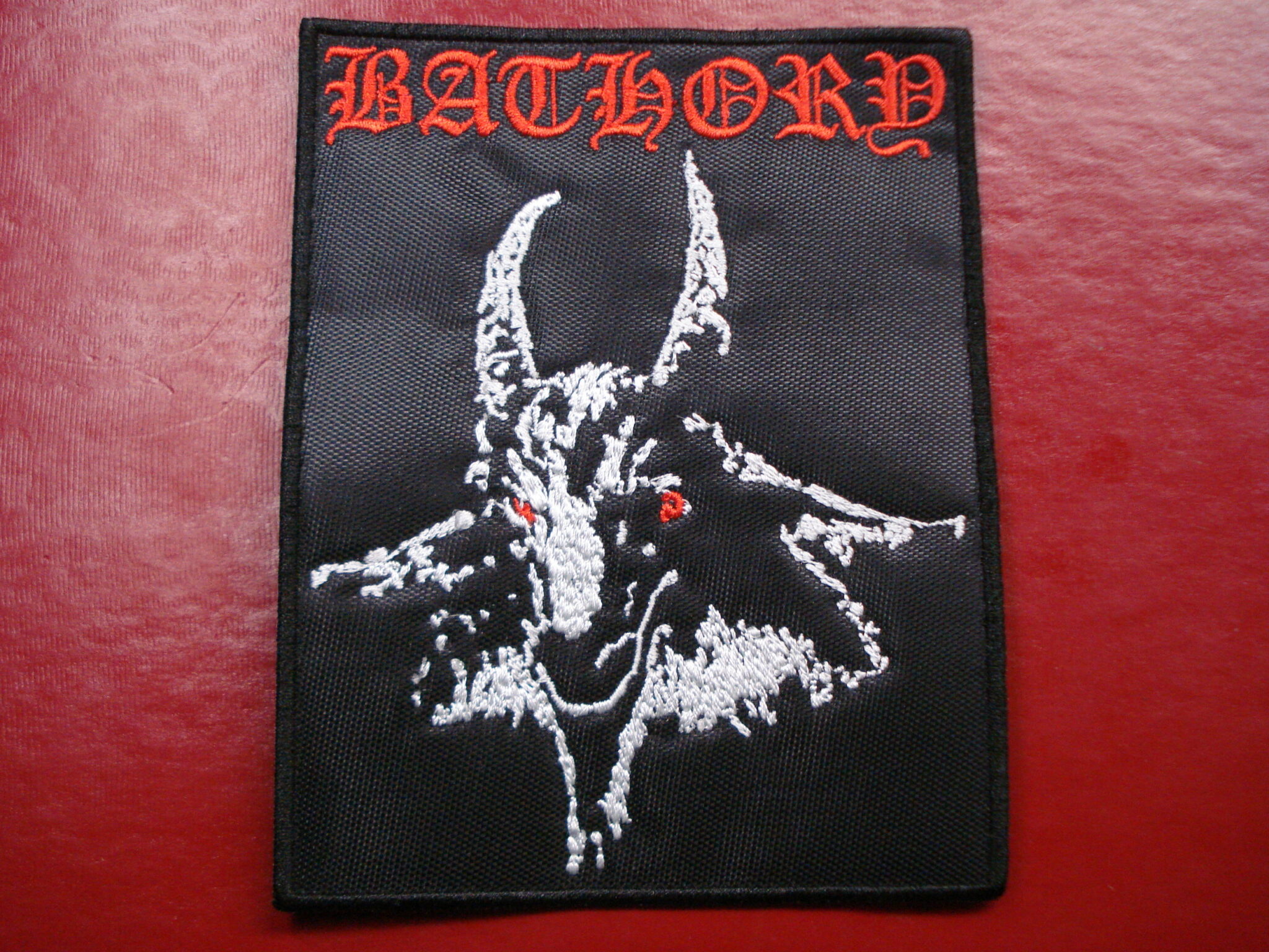 BATHORY... Embroidered Patch (epic black) Sweden 2260 - Metal Devastation