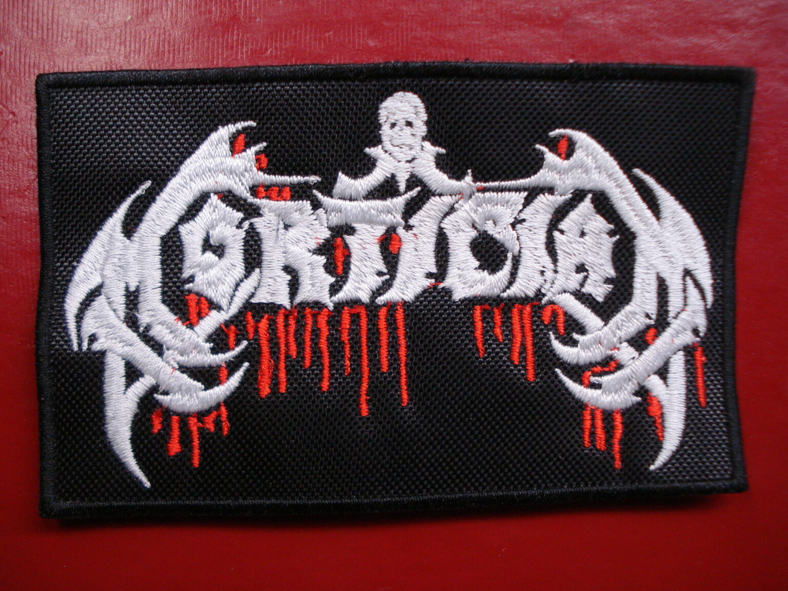 MORTICIAN Embroidered Patch (death grind) 3804
