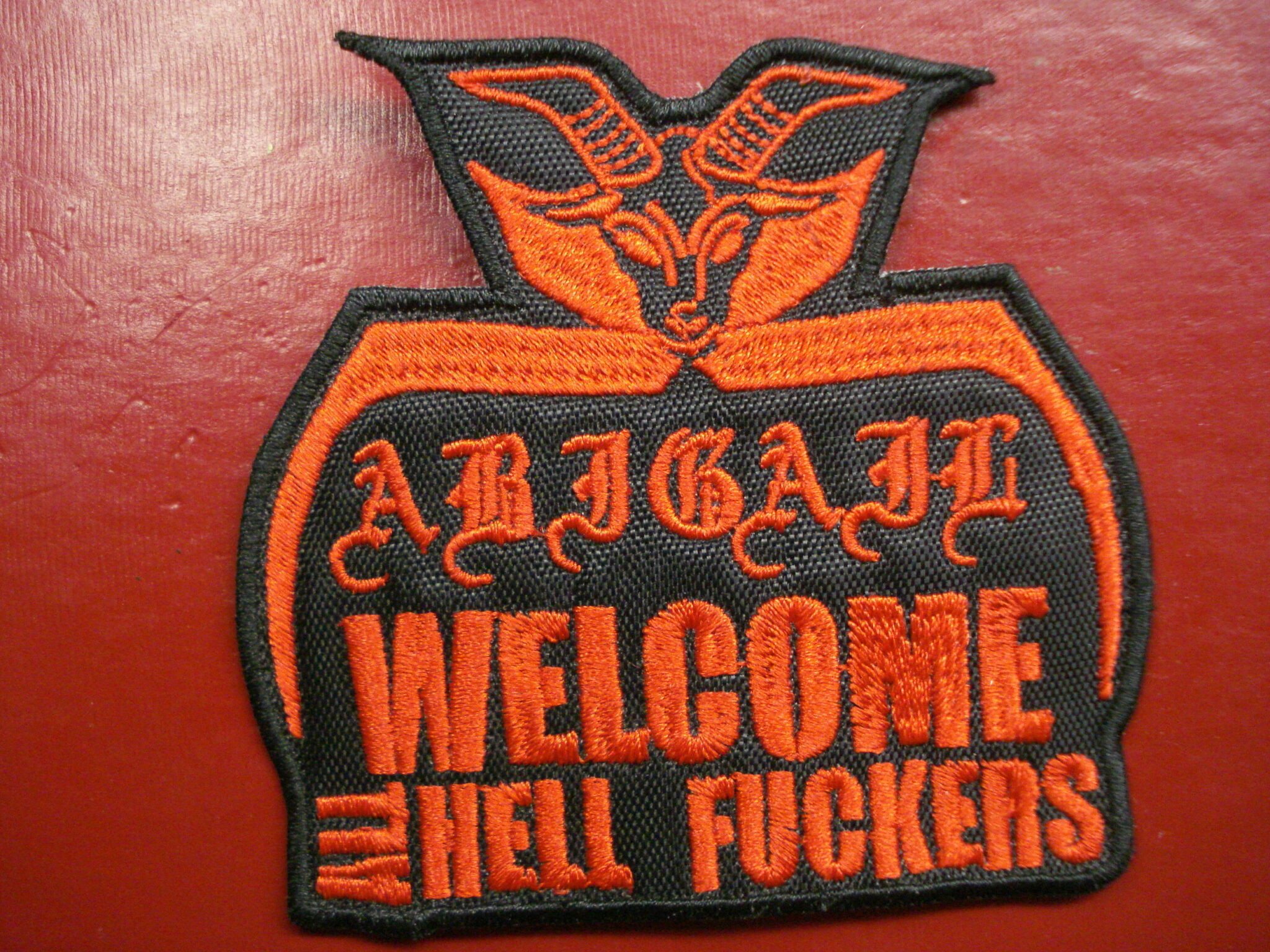 ABIGAIL Embroidered Patch (black metal) Japan 980 - Metal Devastation