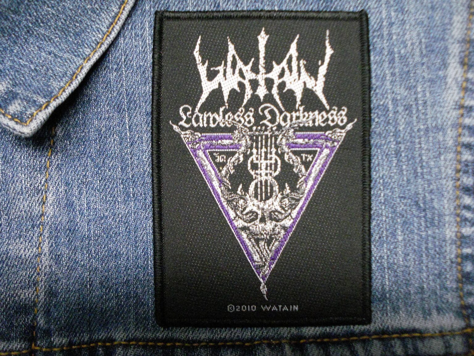 WATAIN Woven Patch ...(black metal) (610)