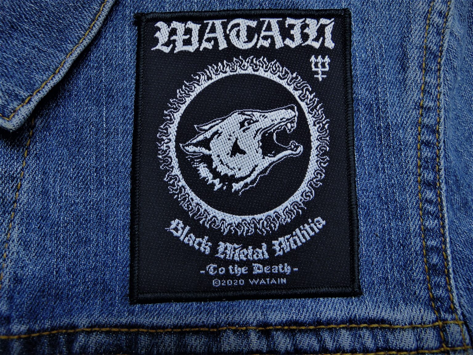 WATAIN... Official Woven Patch (black metal) Sweden (RAZAMATAZ032 ...