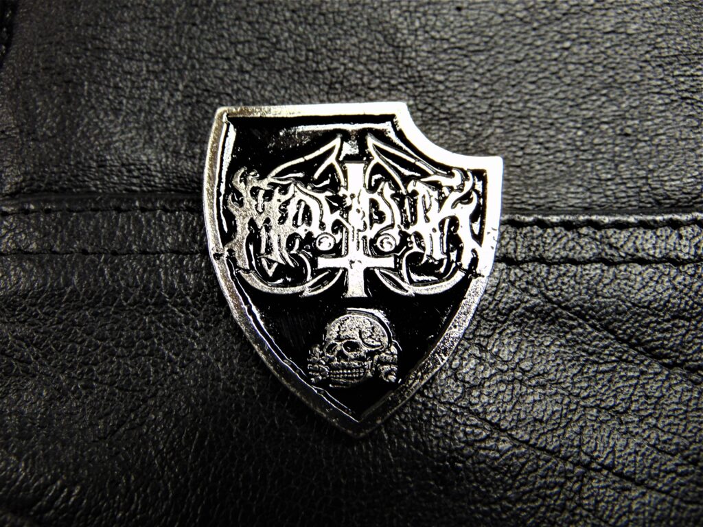 MARDUK... Metal Pin / Badge (black metal) Sweden 566 - Metal Devastation