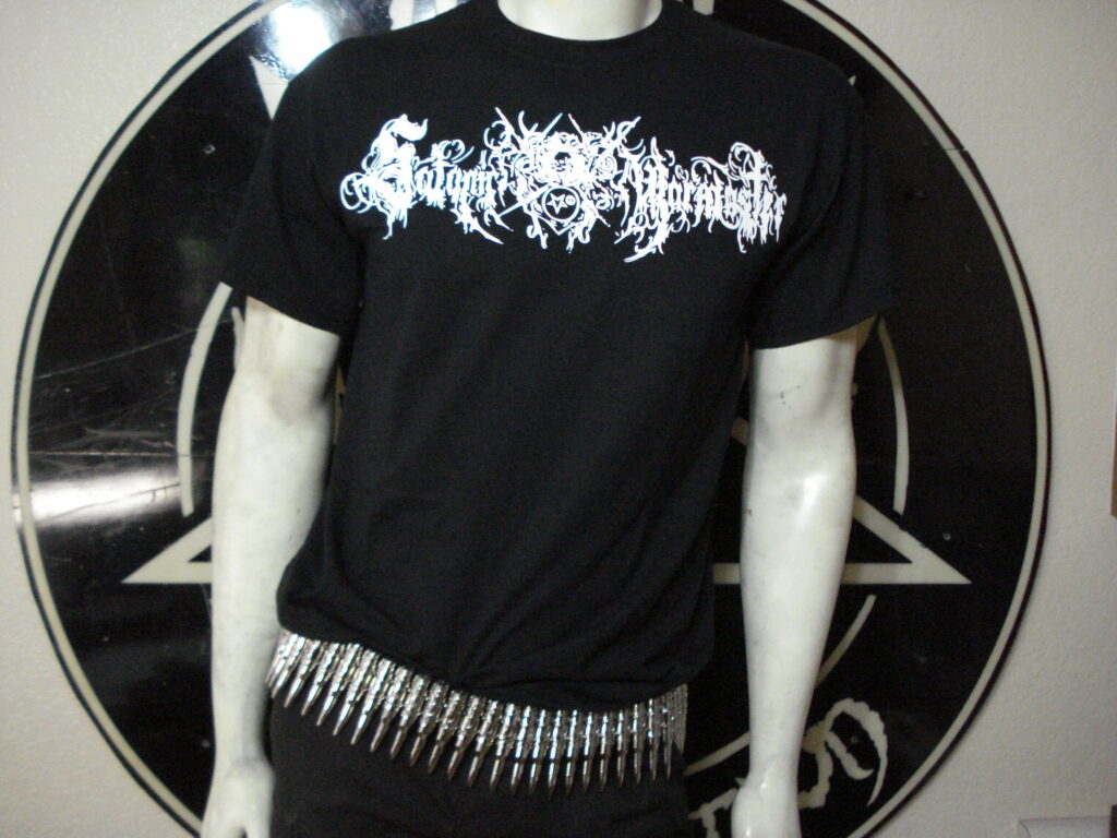 SATANIC WARMASTER Old Logo T-Shirt (black metal) 3