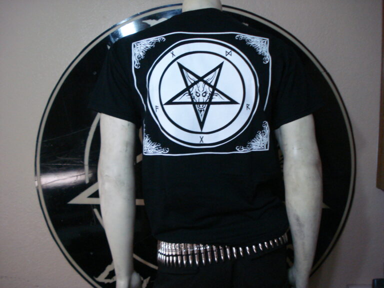 SATANIC WARMASTER Old Logo T-Shirt (black metal) 3