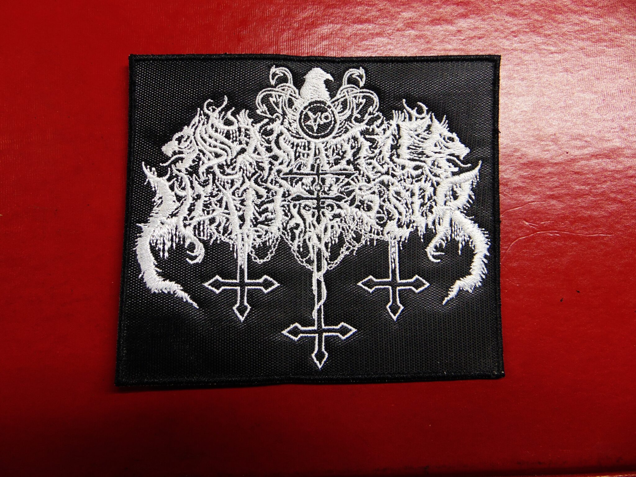 SATANIC WARMASTER... Embroidered Patch (black metal) Finland 2096 ...