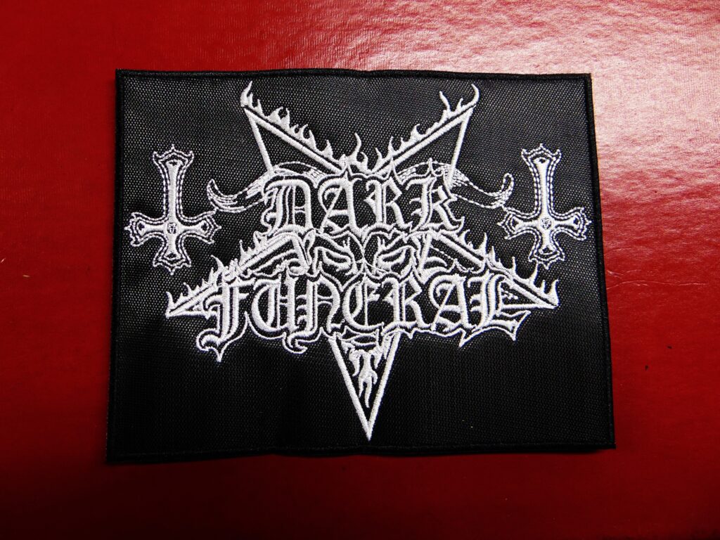 DARK FUNERAL Embroidered Patch (black metal) Sweden 641 - Metal Devastation