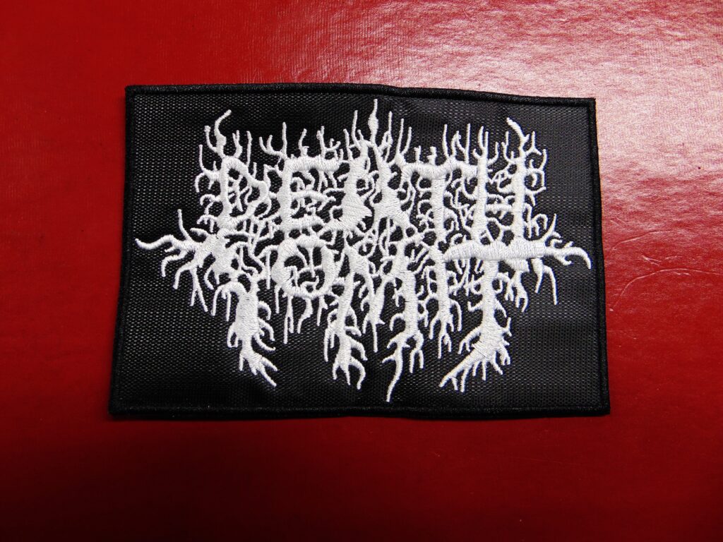 DEATH VOMIT Embroidered Patch (brutal death) Indonesia 4070 - Metal ...